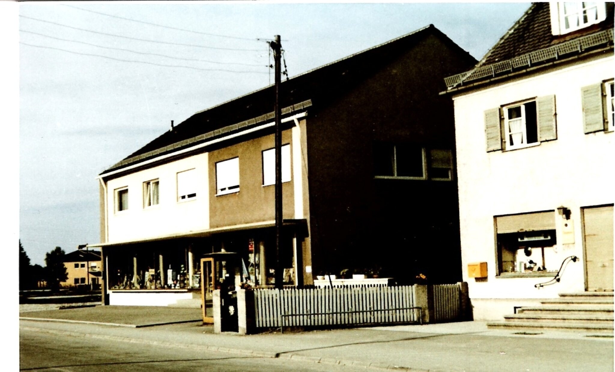 Die Poststelle in Eichenau und der Gasthof "Zur Post" - Fürstenfeldbruck