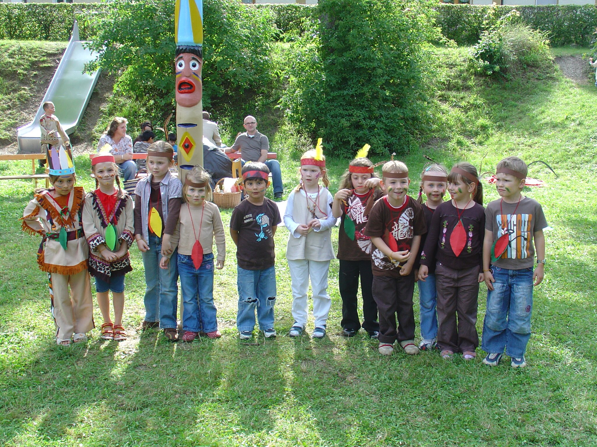 Indianer im Kindergarten St. Ulrich - Gersthofen