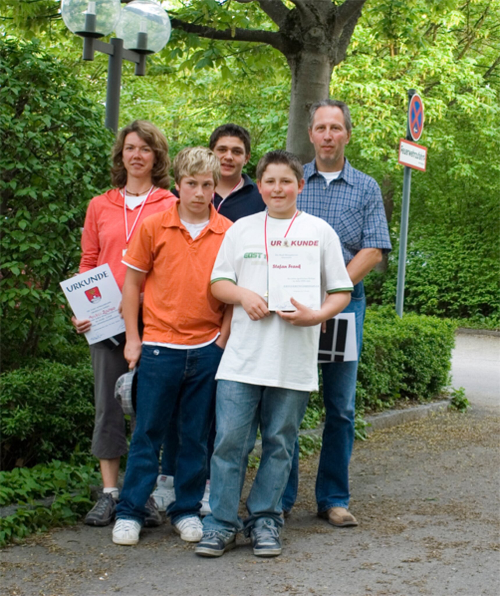 Aktive des MAC Königsbrunn e.V. im ADAC bei der Sportlerehrung ...