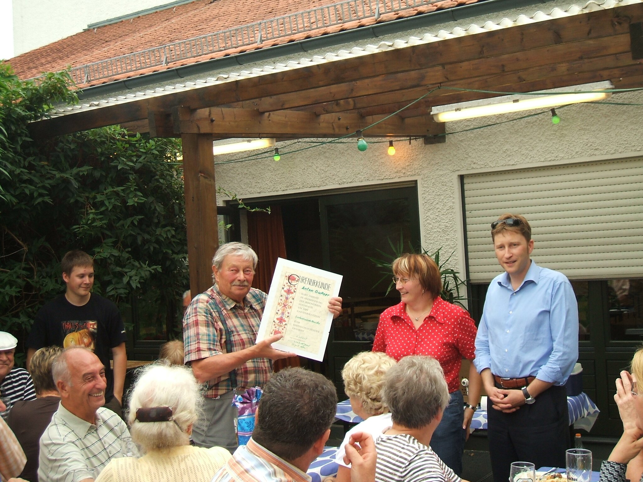 Anton Gaßner jetzt Ehrenvorsitzender der Gartenfreunde Neusäß - Neusäß