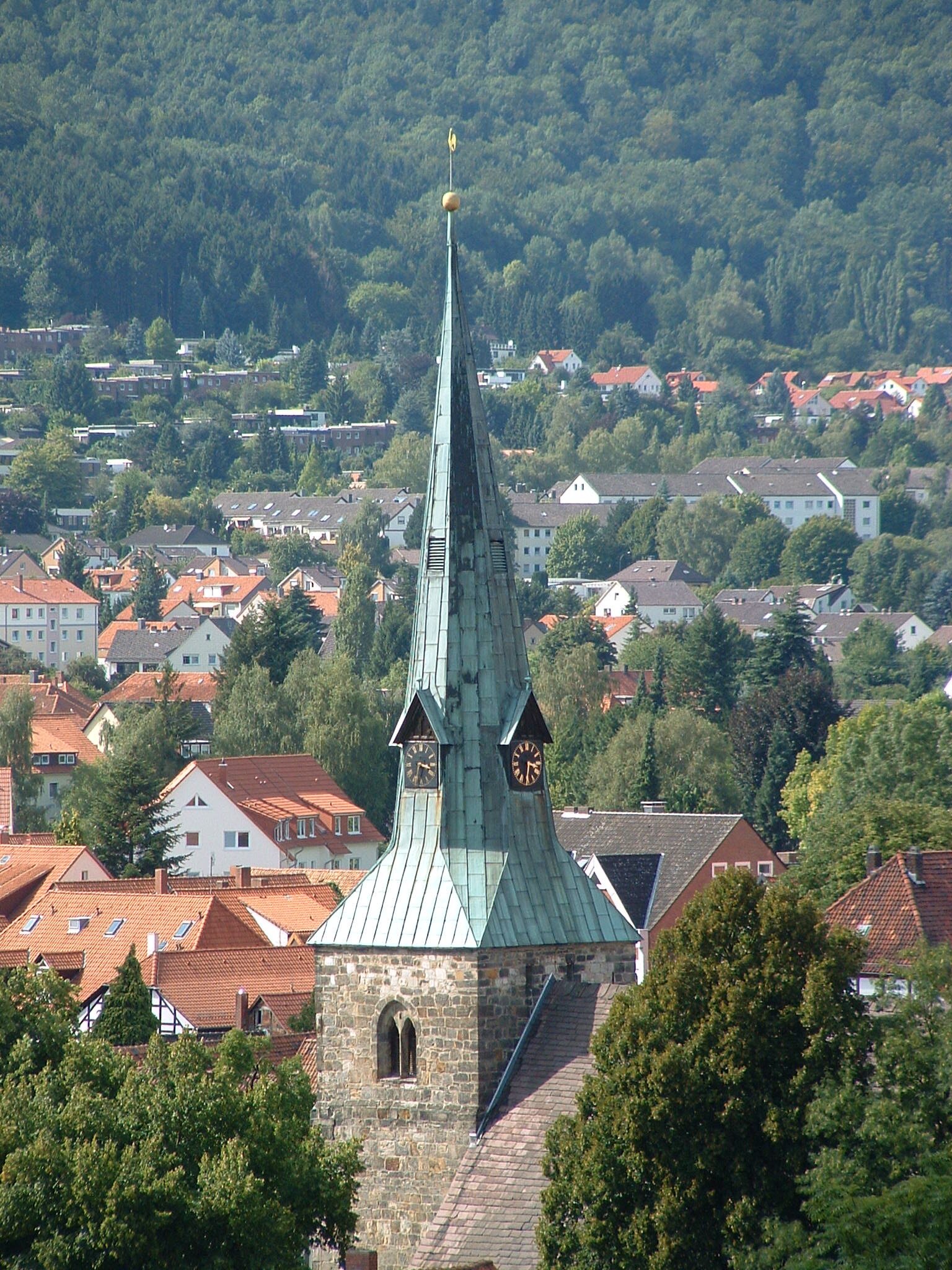 Blick über Springe - Springe
