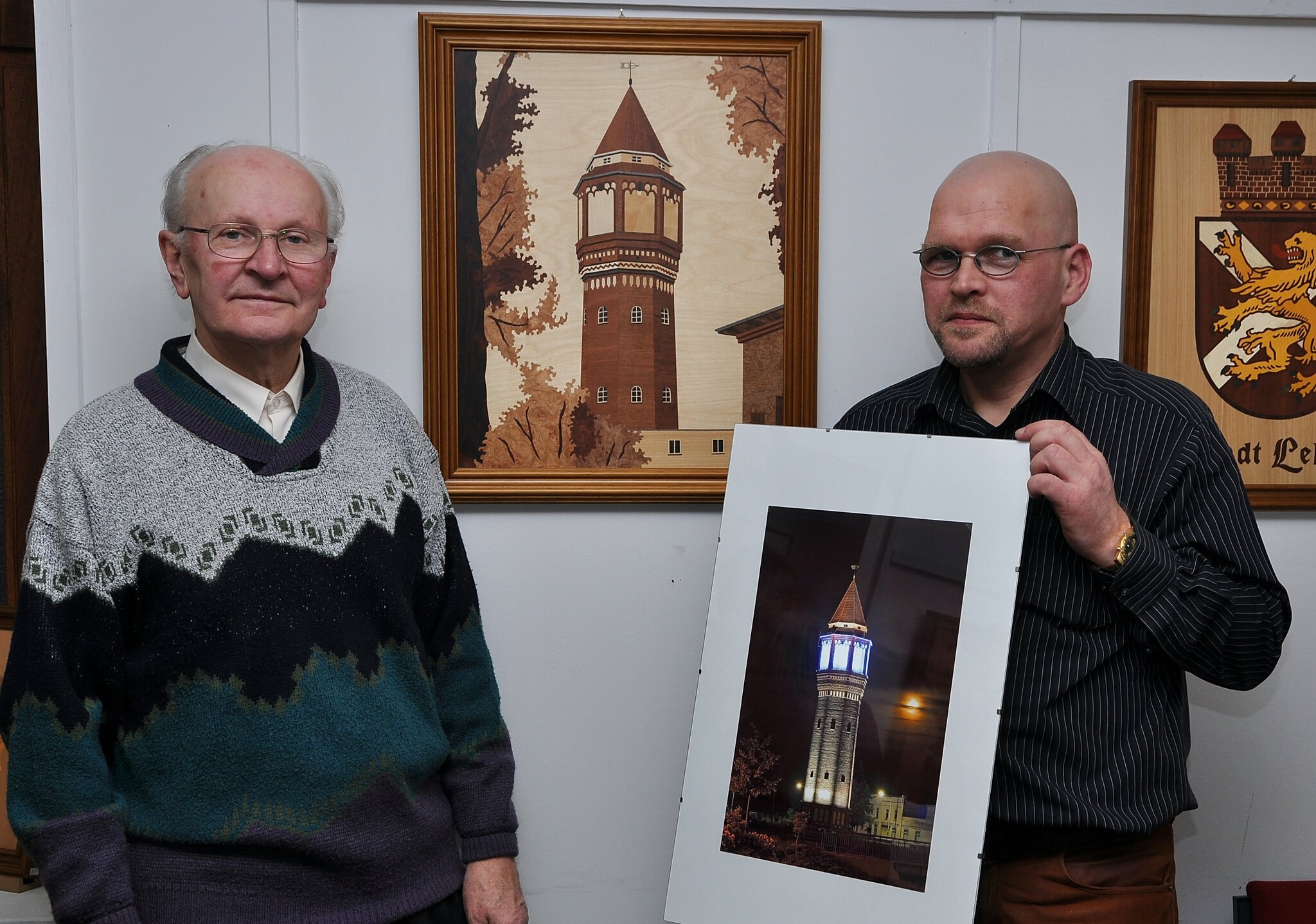 Hochkontrastfotos und Intarsien - Dirk Borck und Fritz Pokrandt stellen ...