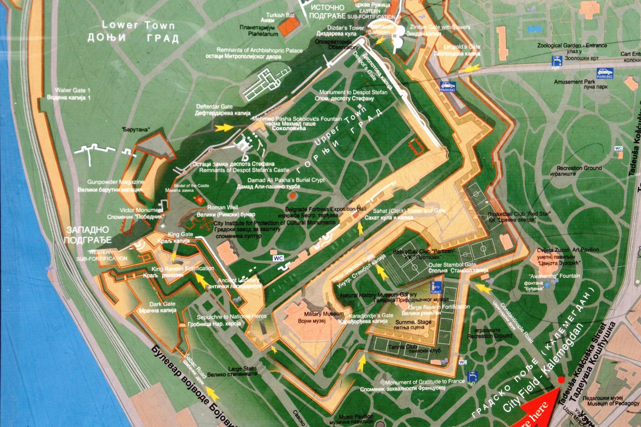 Festung Kalemegdan in Belgrad - Wennigsen