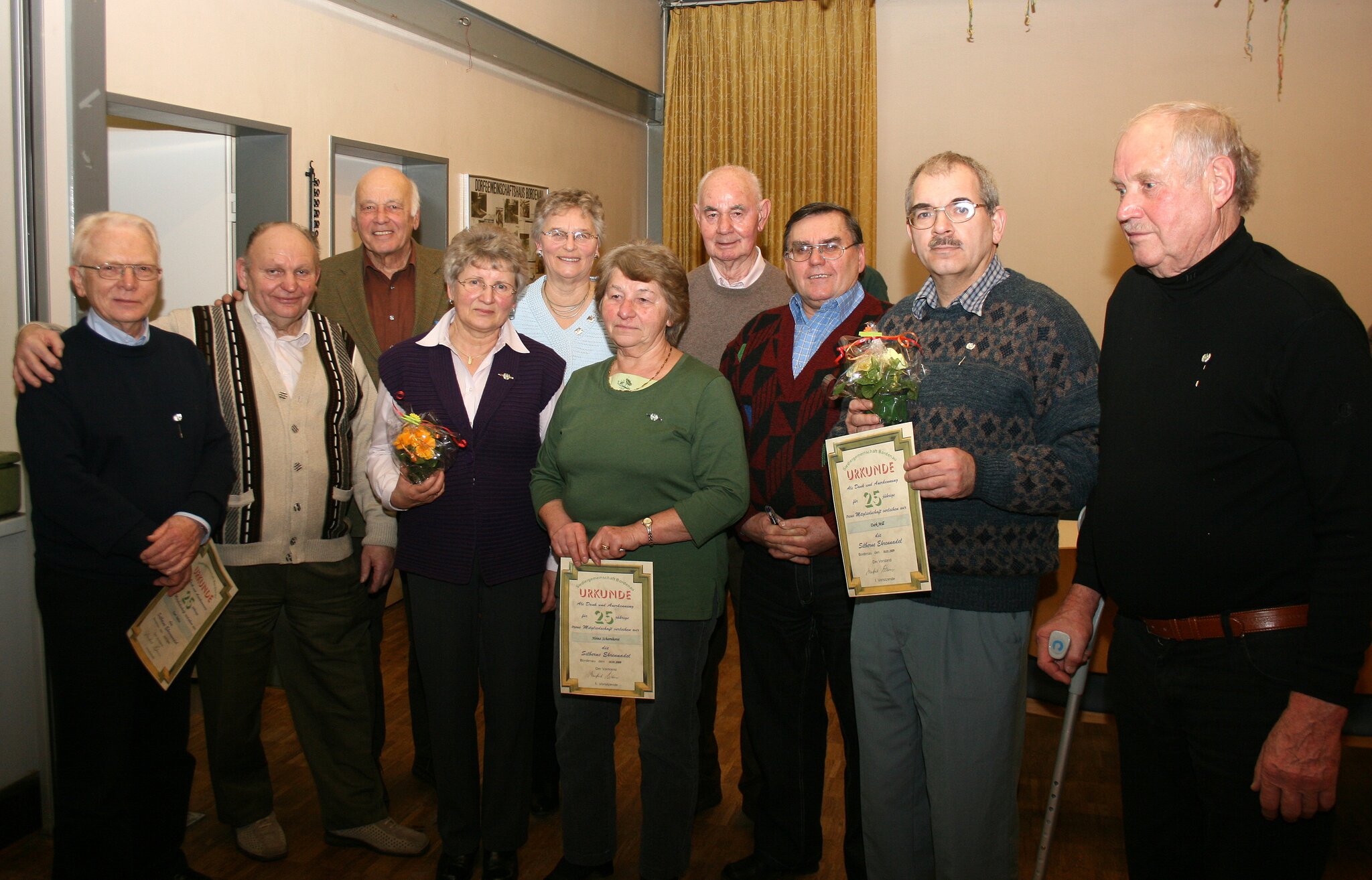 Siedlergemeinschaft Bordenau schließt Jahr mit Hauptversammlung ab ...