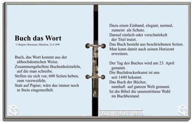 Der Welttag des Buches - München