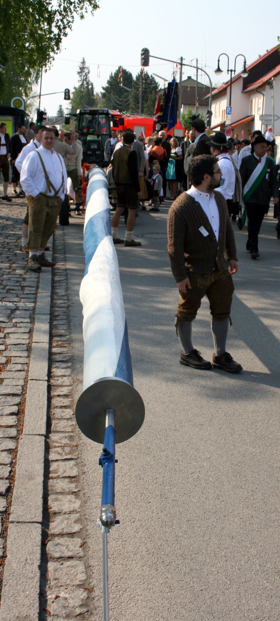 Ein neuer Maibaum für Eichenau - großes Maifest 2009 - Eichenau
