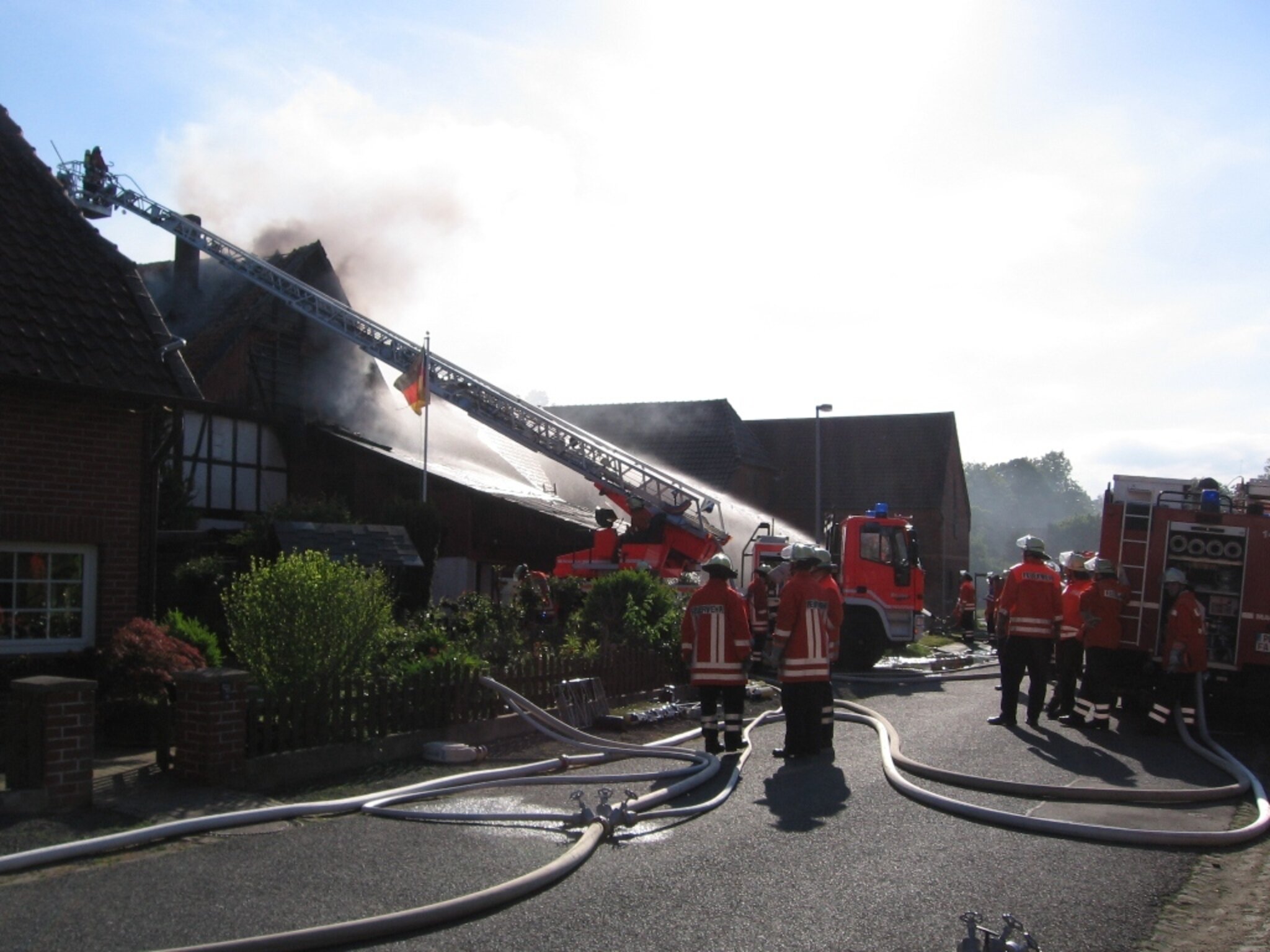 Hausbrand in Adenstedt - Ilsede