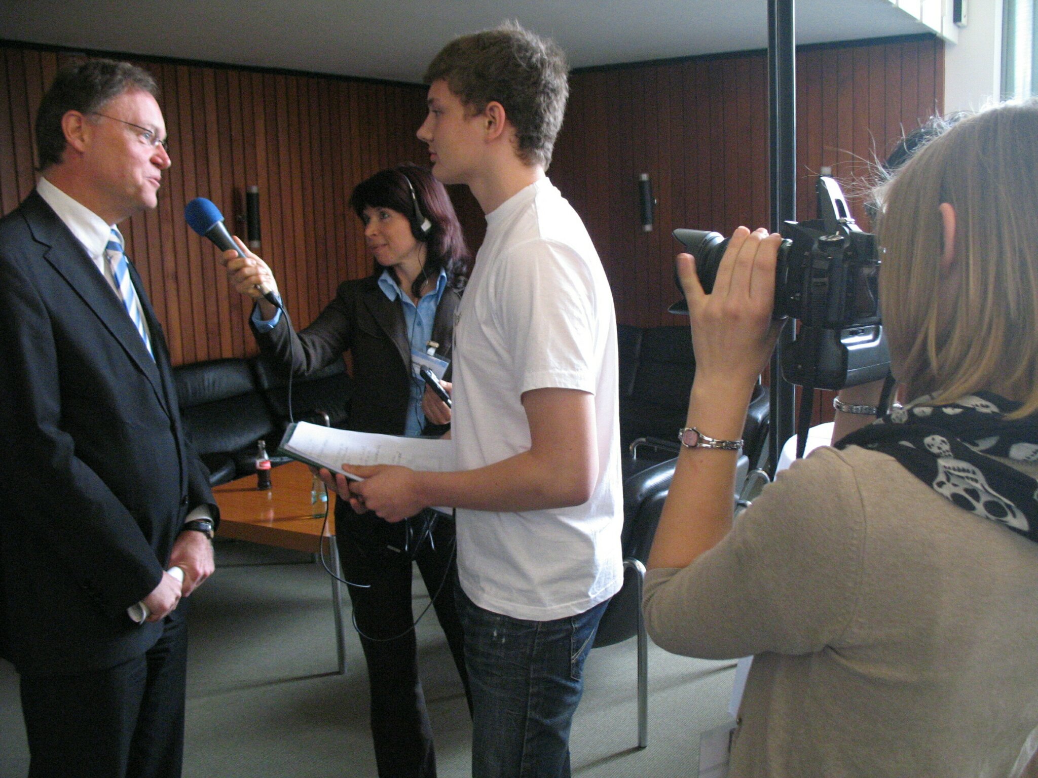 Nachwuchsjournalisten kapern das Rathaus - Hannover-Mitte