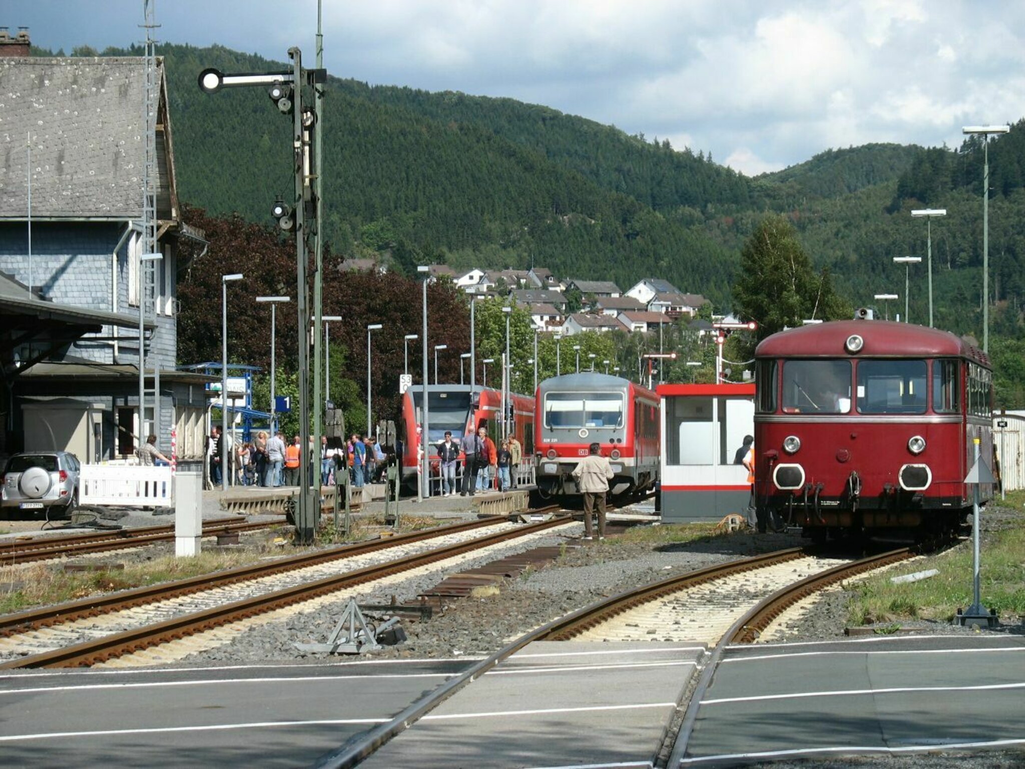 Großes Spektakel auf der Lahntalbahn - Stadtallendorf