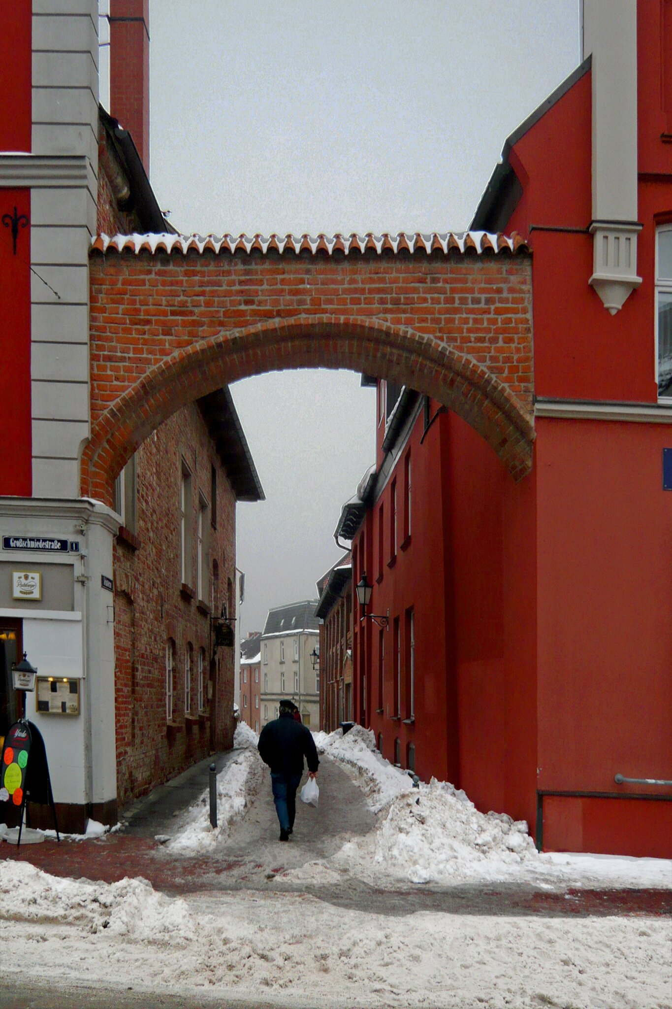 Der Schwibbogen über der Schatterau - Wismar