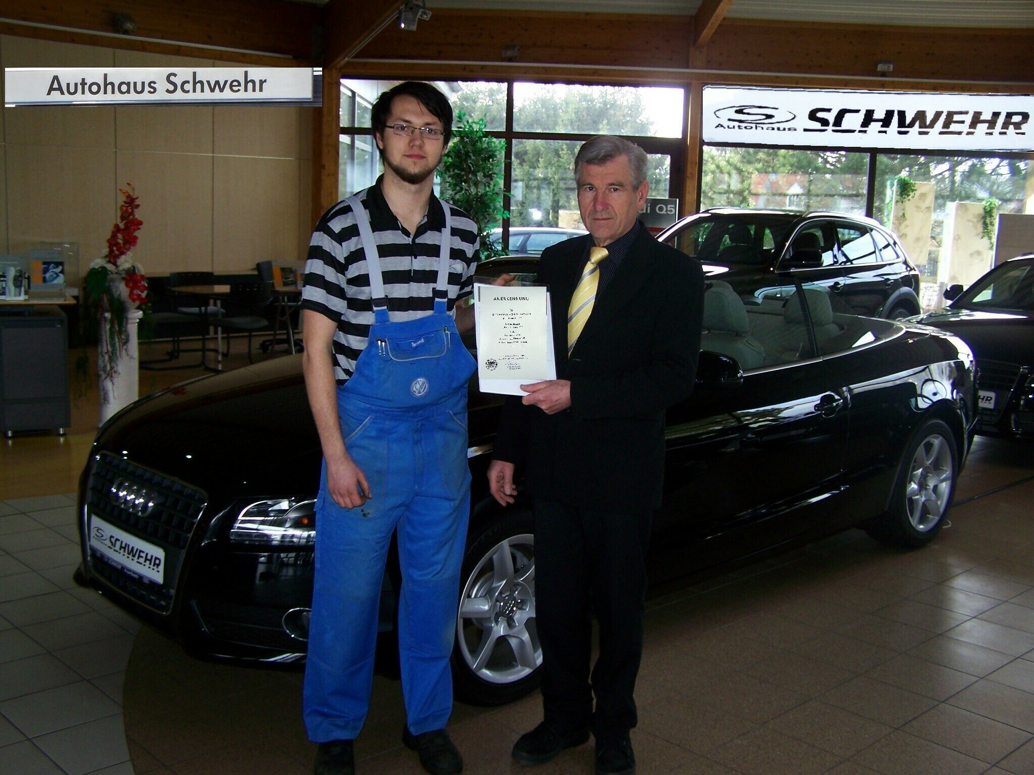 Der Münsterhauser Robin Brand hat mit einem 1,0 Abschluss den ...