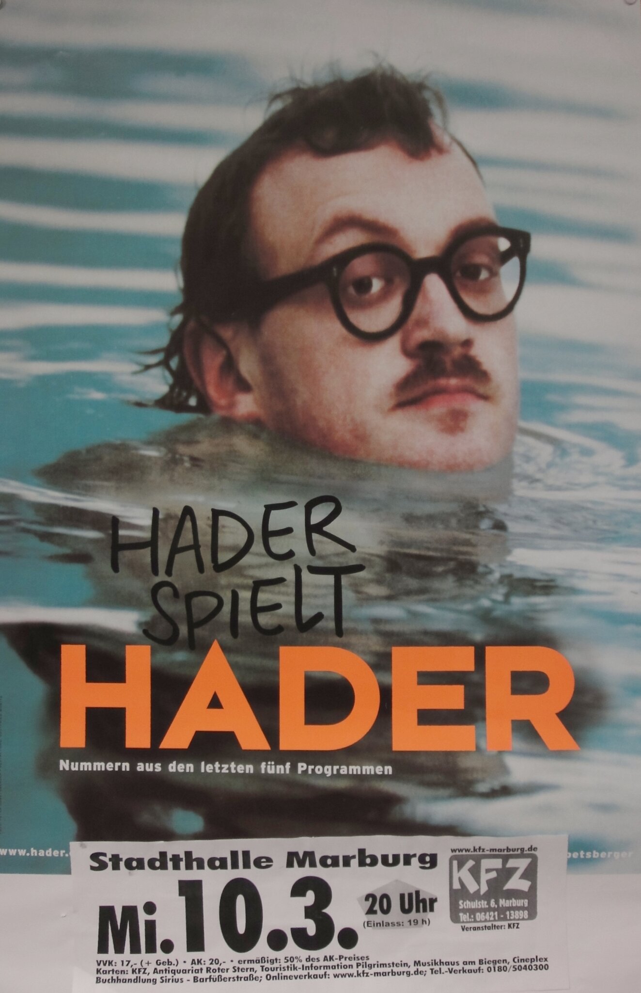 Josef Hader - Hader spielt Hader - Stadthalle Marburg 10.03.2010 - Marburg