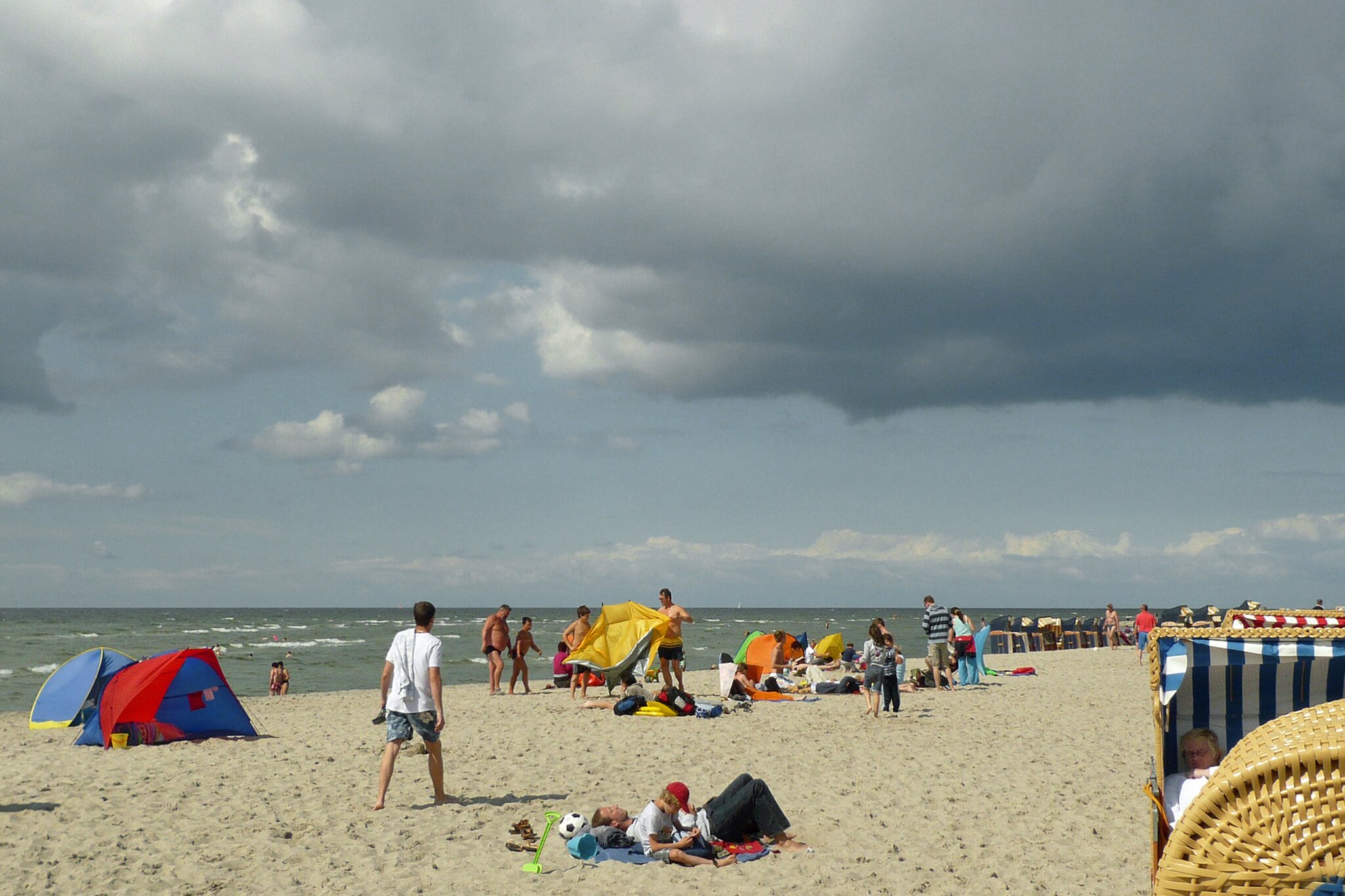 Am Badestrand von Timmendorf auf der Insel Poel - Insel Poel