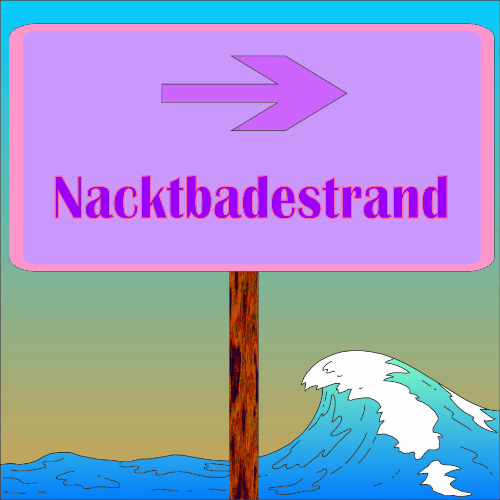 "Nacktbadestrand", ich hab’s gelesen - Hannover-Groß-Buchholz