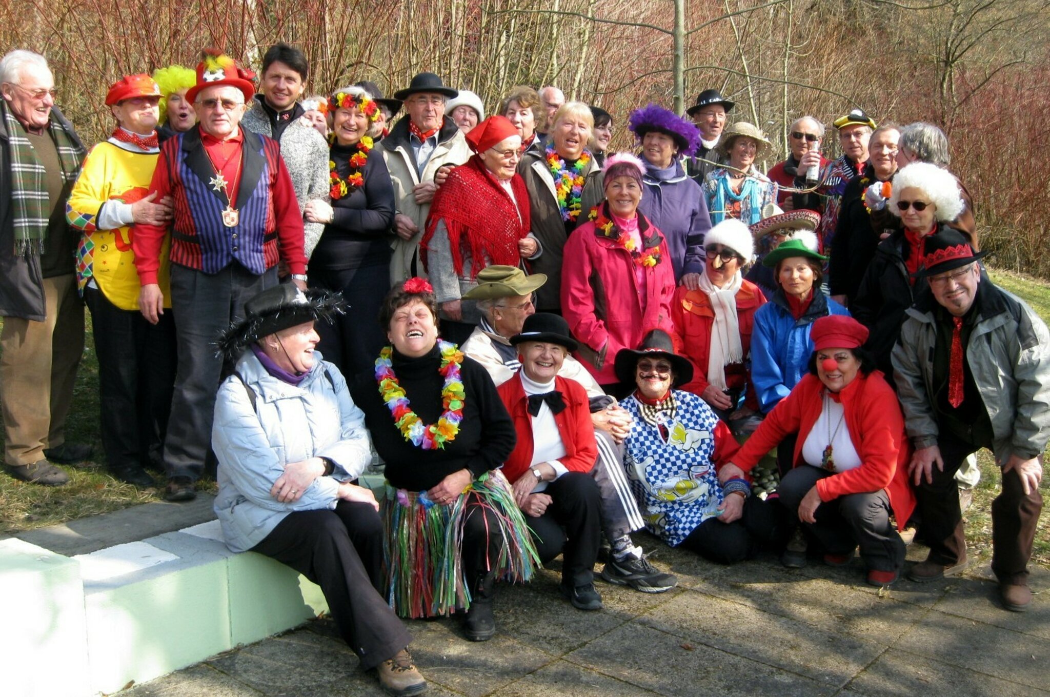 Fasching bei den Aystetter Nordic Walkern - Aystetten