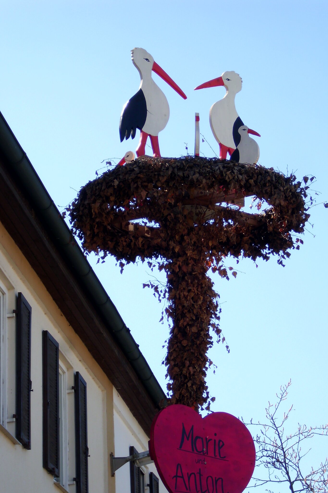 Störche in Hettlingen - Wertingen