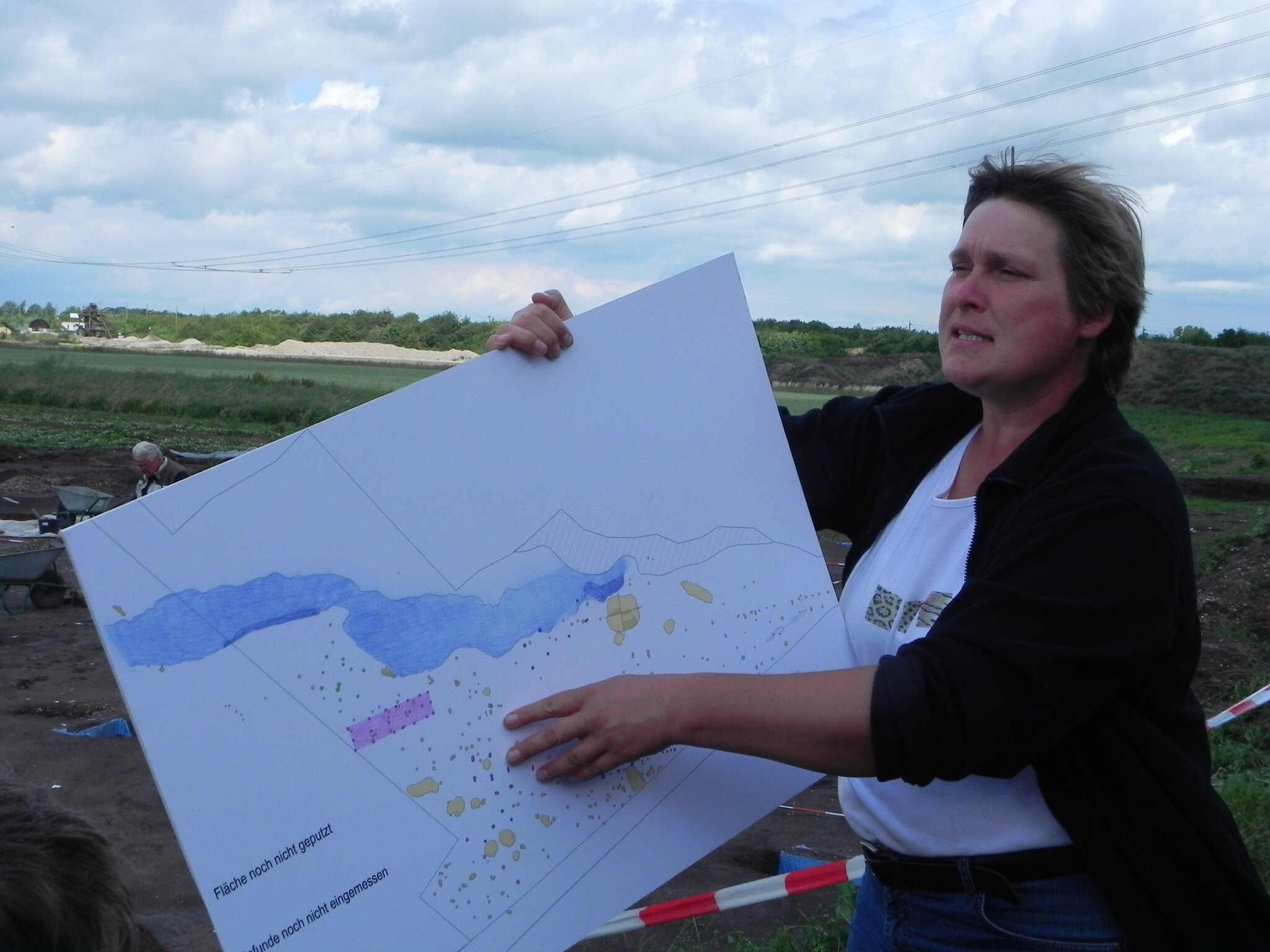 Kleine Einsicht in die archäologischen Ausgrabung in Giften - Sarstedt