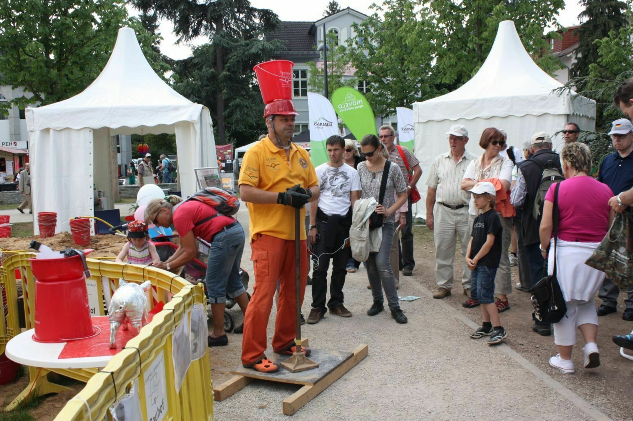 Die Eppsteiner Sandburg beim Hessentag 2011 - Oberursel