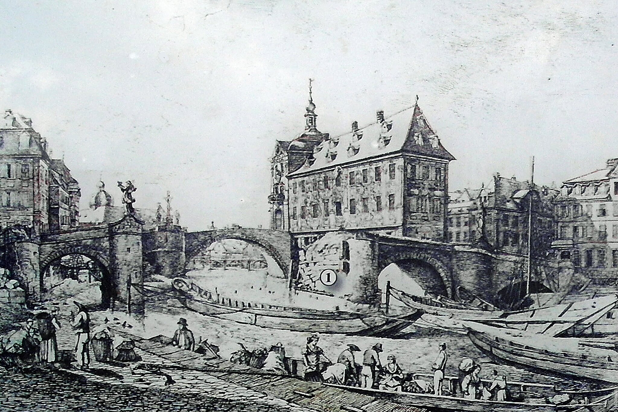 Katastrophales Hochwasser von 1784 - Bamberg