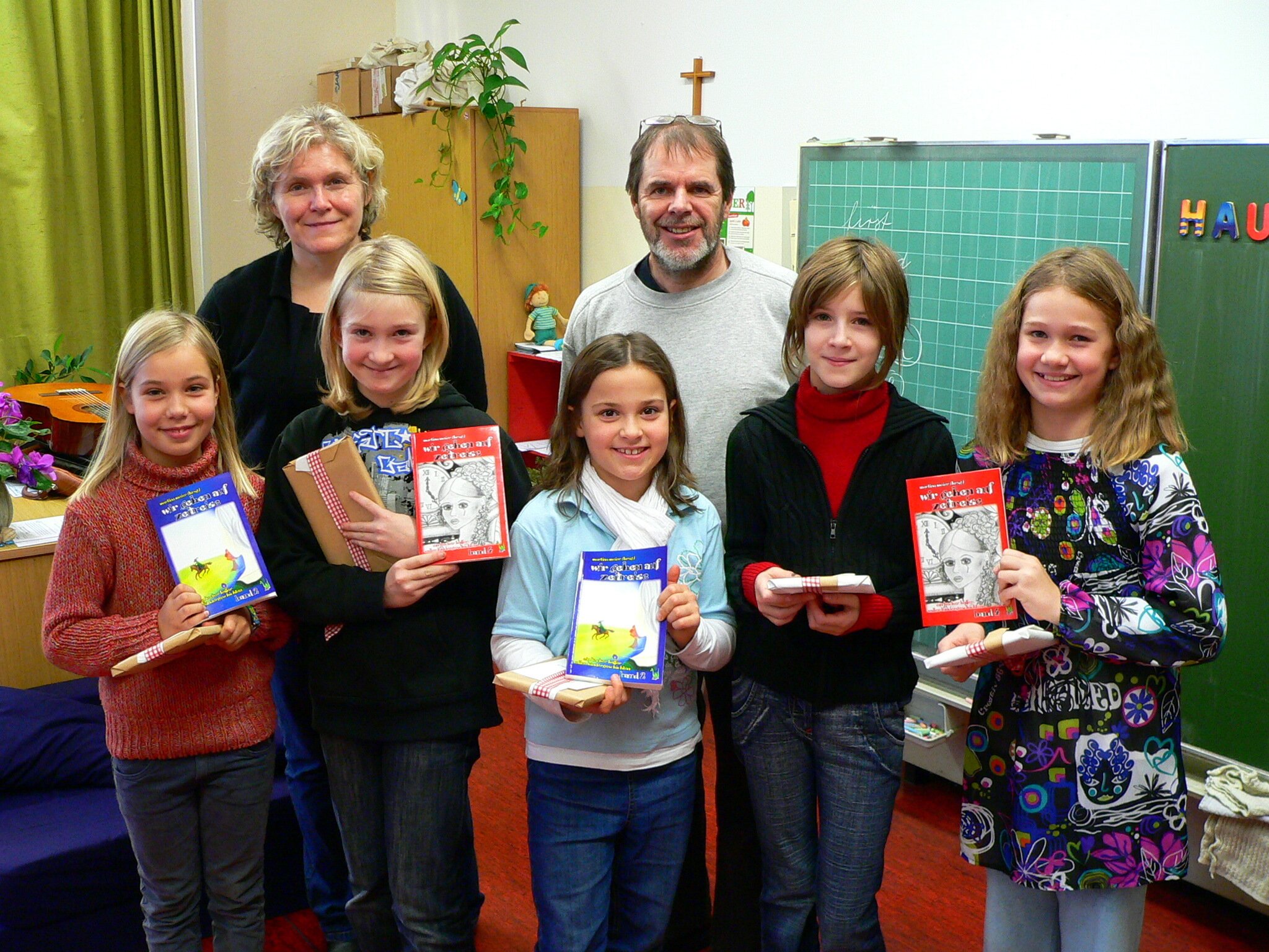 Schülerinnen der Grundschule Mitte reisen durch die Zeit - Nördlingen