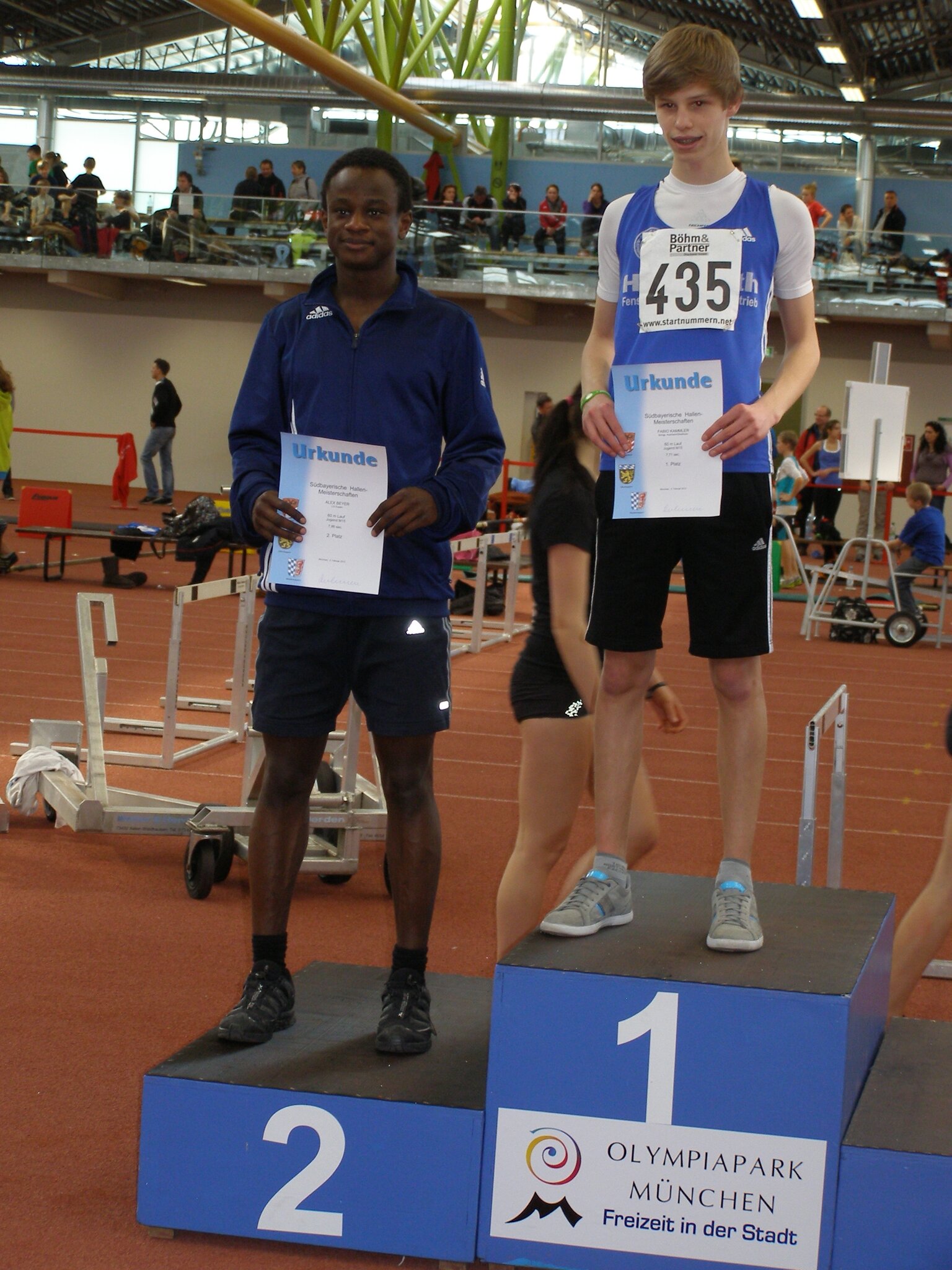 Alex Beyer wird in München Südbayerischer Vizemeister - Dillingen