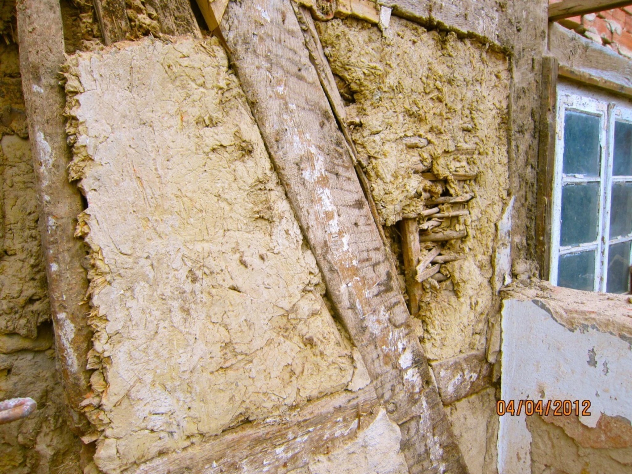 Lehm-Ausfachung von vor über 150 Jahren - Pattensen