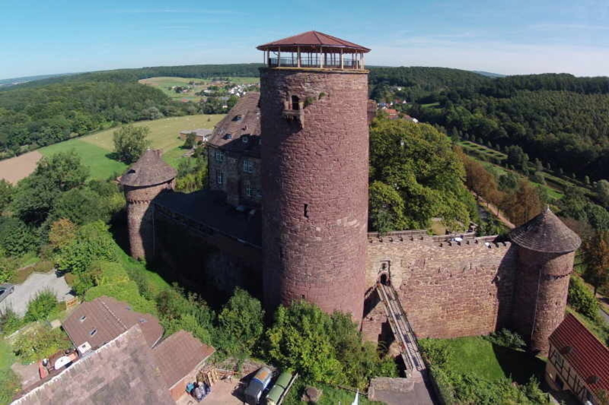 Ein Turmdach für die Trendelburg - Trendelburg