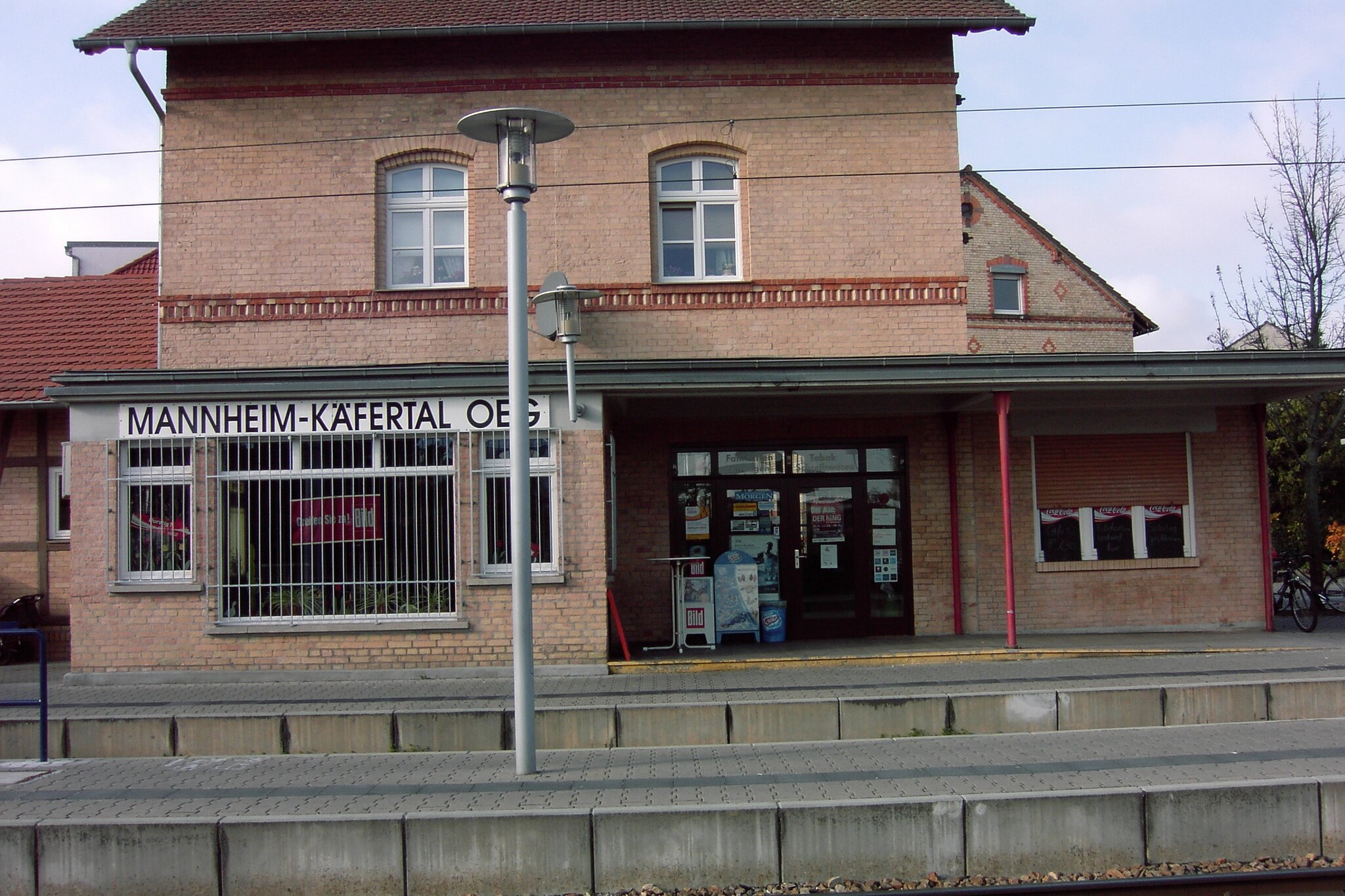 Der Alte OEG Bahnhof in Mannheim-Käfertal - Mannheim