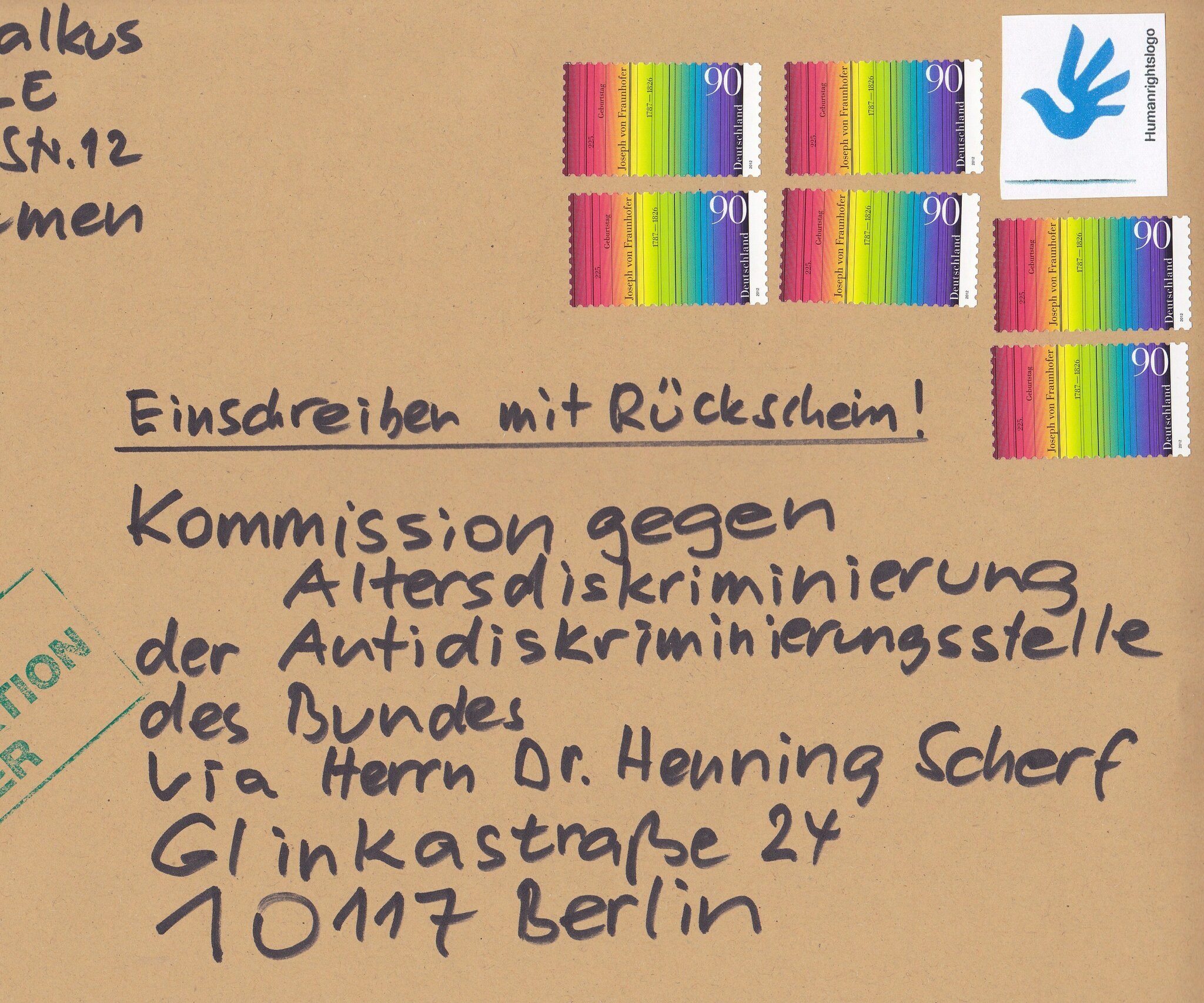 Bitte setzen Sie sich für mich ein, Herr Dr. Henning Scherf! - Bremen