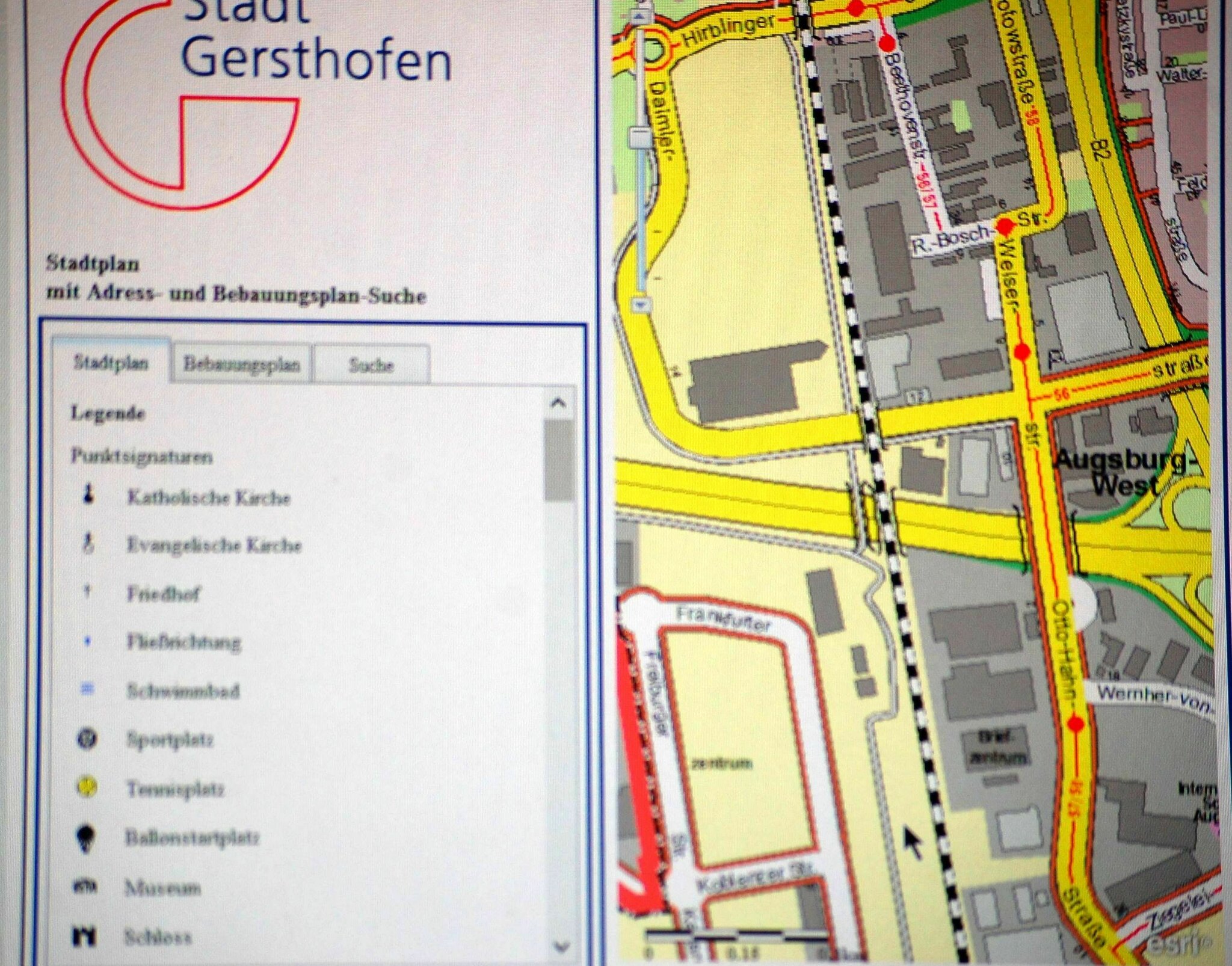 Neue Stadtkarte bietet mehr Service - Gersthofen
