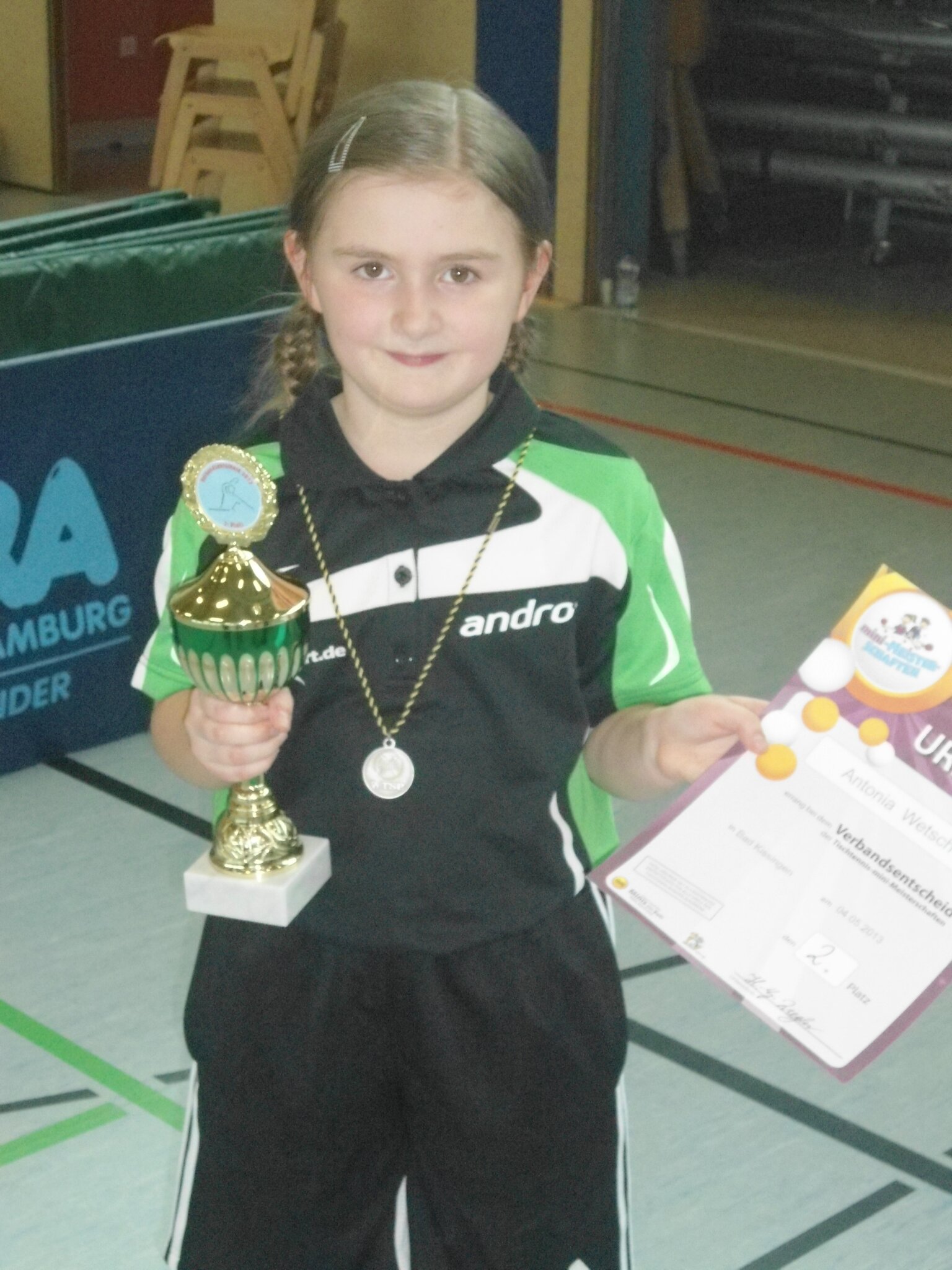 Antonia Wetsch wird bayerische Vizemeisterin - Königsbrunn