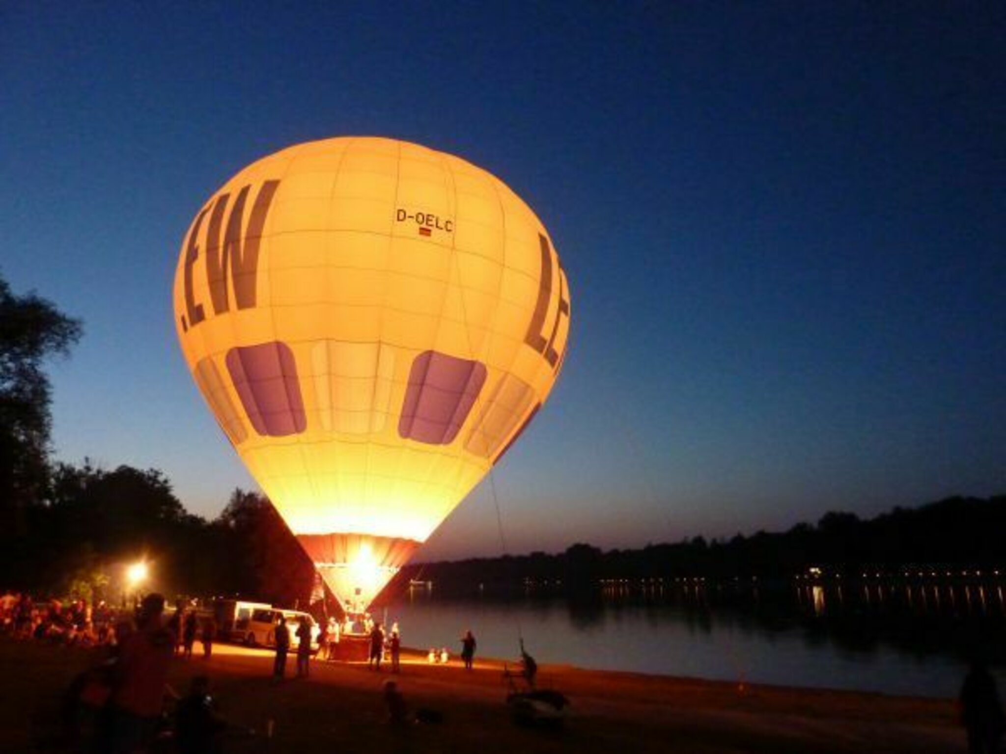 Augsburg - Fackellauf rund um den Kuhsee - Nördlingen