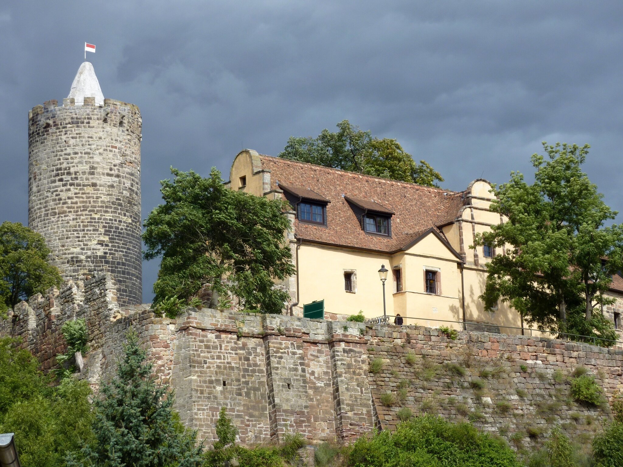 Hoch über der Saale grüßt die Schönburg - Naumburg (Saale)