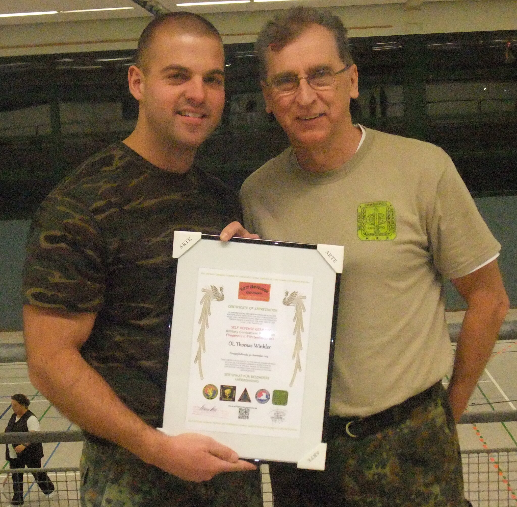 Militärischer Nahkampf im Fliegerhorst FFB - Fürstenfeldbruck