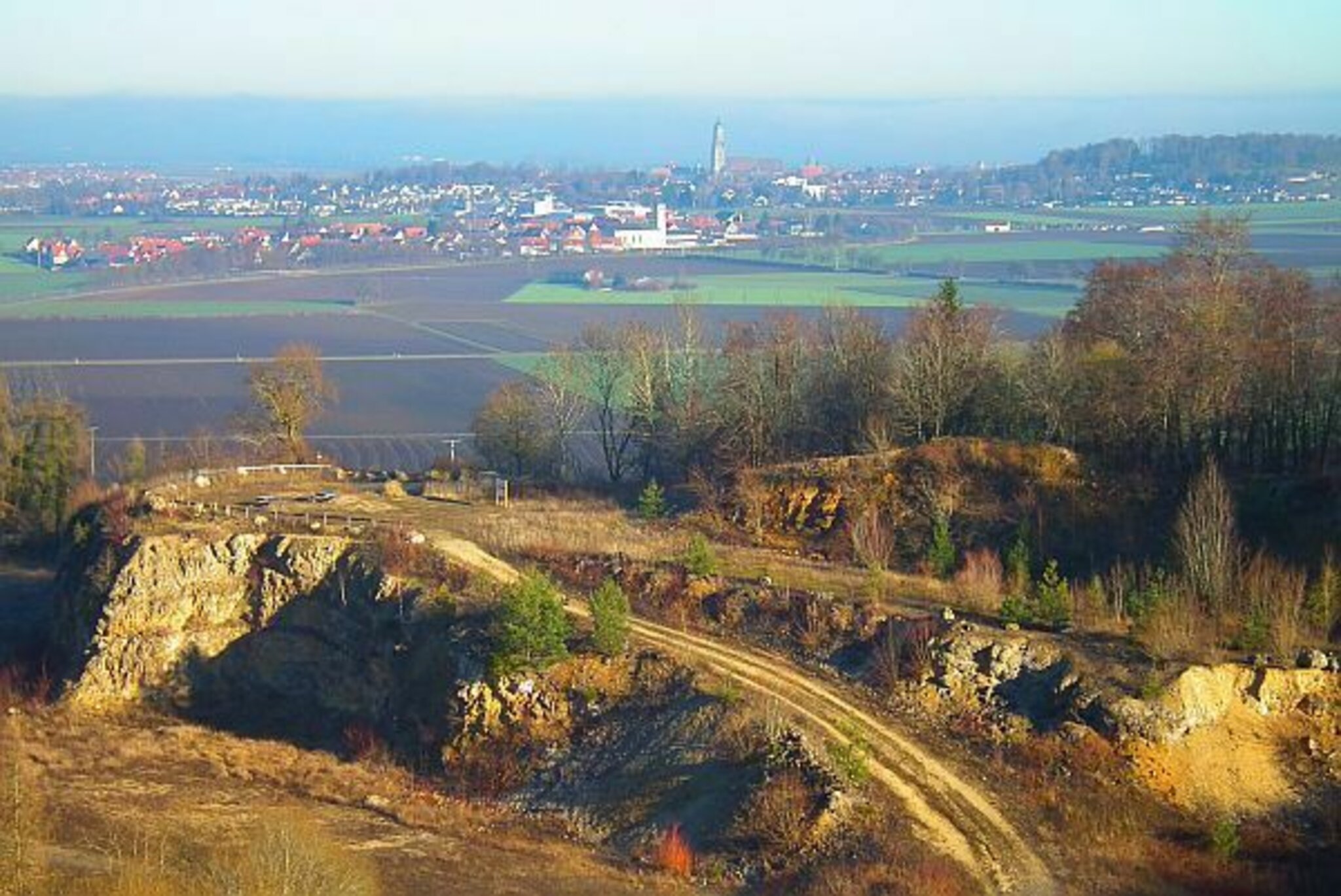 Winterruhe im Erlebnis Geotop "Lindle" - Nördlingen