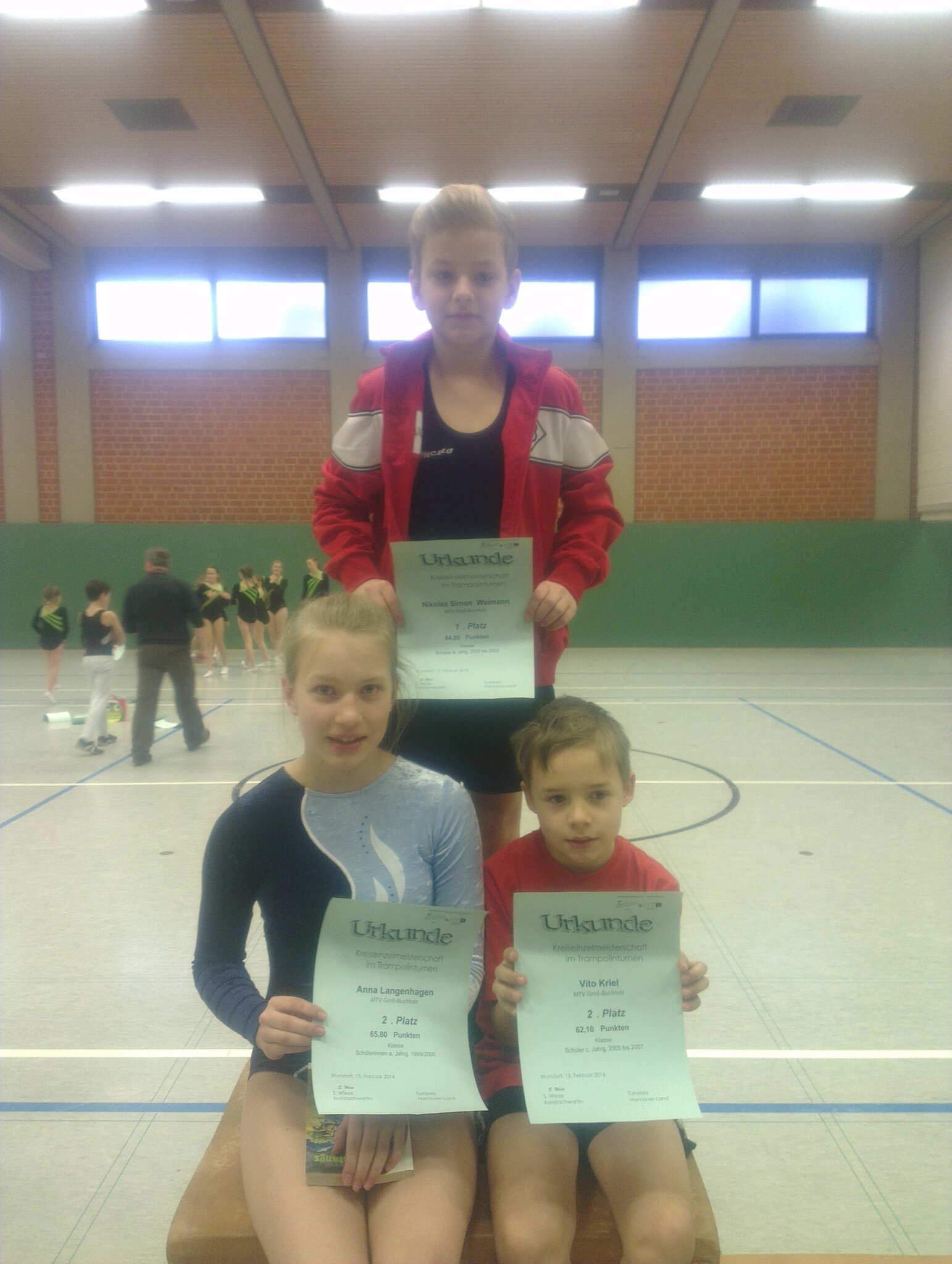 Trainer sind so fies... Oder Kreismeisterschaften Trampolinturnen 2014 ...