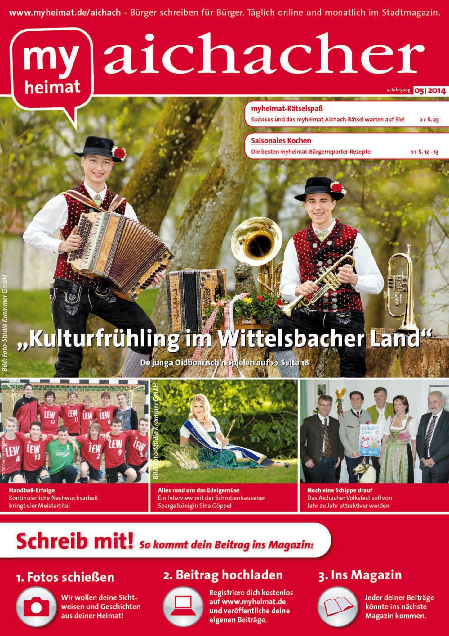 Jetzt neu! Den „aichacher“ 05/2014 hier als E-Paper lesen - Aichach