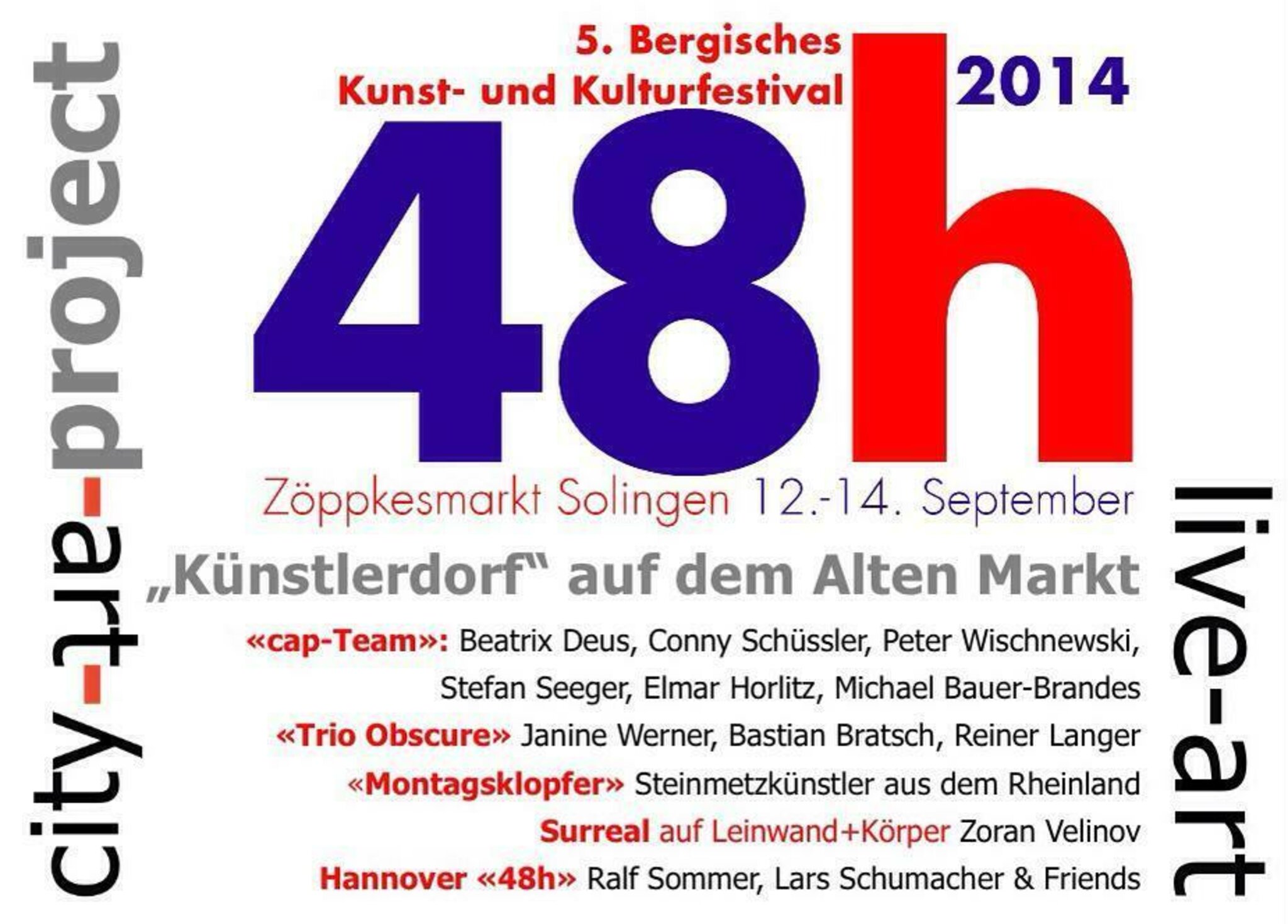 48 Stunden auf dem 5. Bergischen Kunst- und Kulturfestival - Solingen