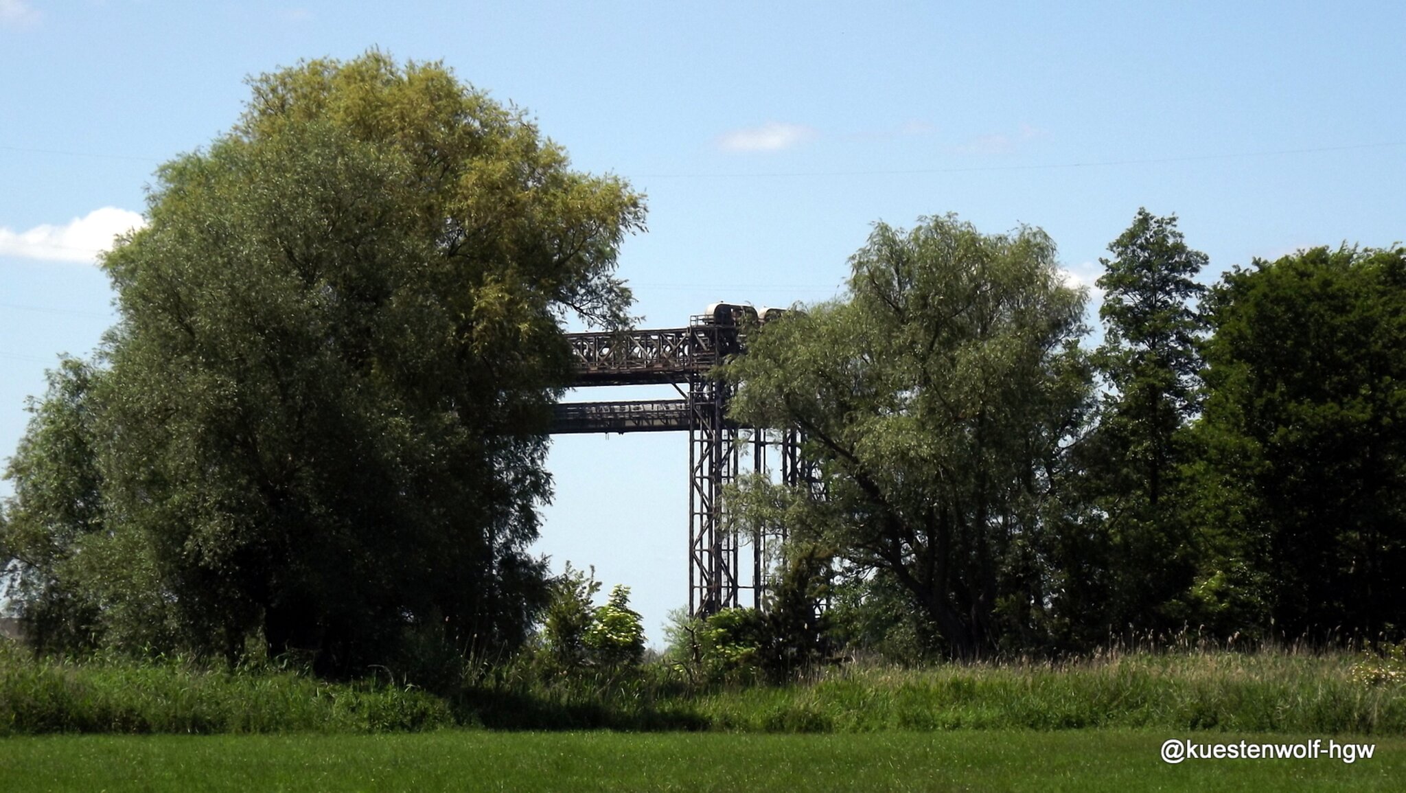 Die Hubbrücke in Karnin(Usedom) - Greifswald