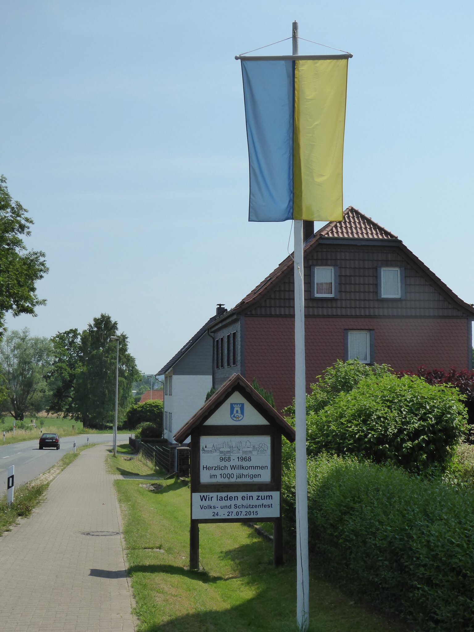 In Badenhausen wird vom 24. - 27. Juli Volks- und Schützenfest gefeiert ...