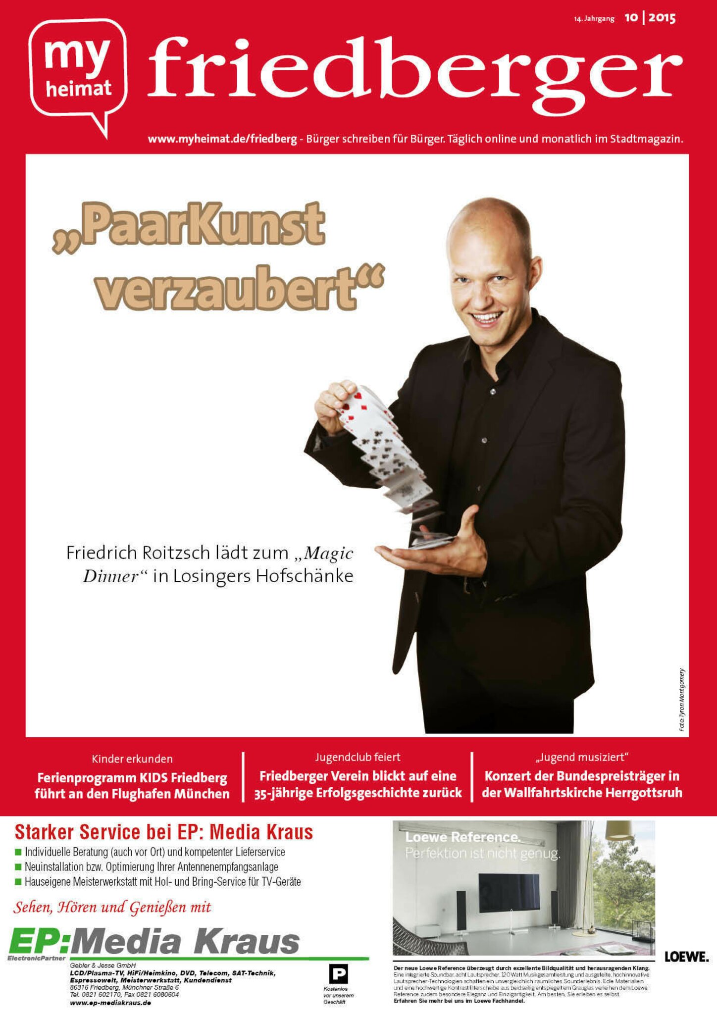 Jetzt neu! Den „friedberger“ 10/2015 hier als E-Paper lesen - Friedberg