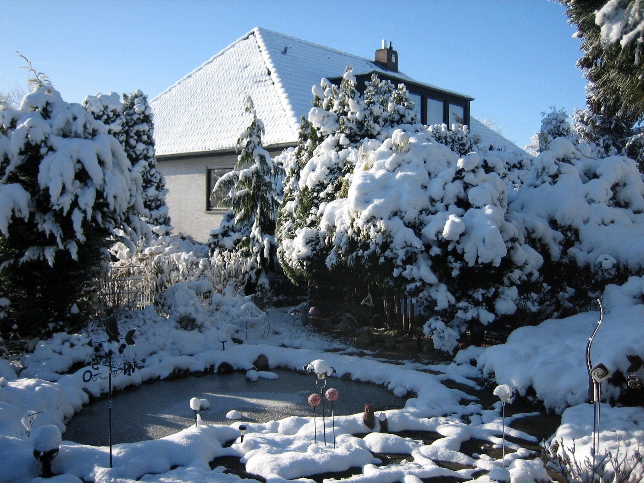 Winterliche Impressionen aus der Nachbarschaft . . . - Burgdorf