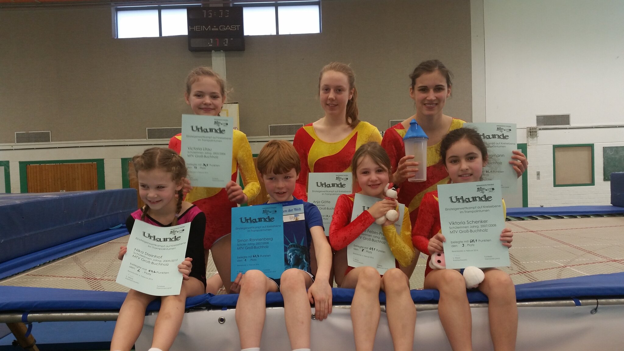 Trampolinturnen: Kreiseinzelwettkampf 2016 in Garbsen/ Berenbostel ...