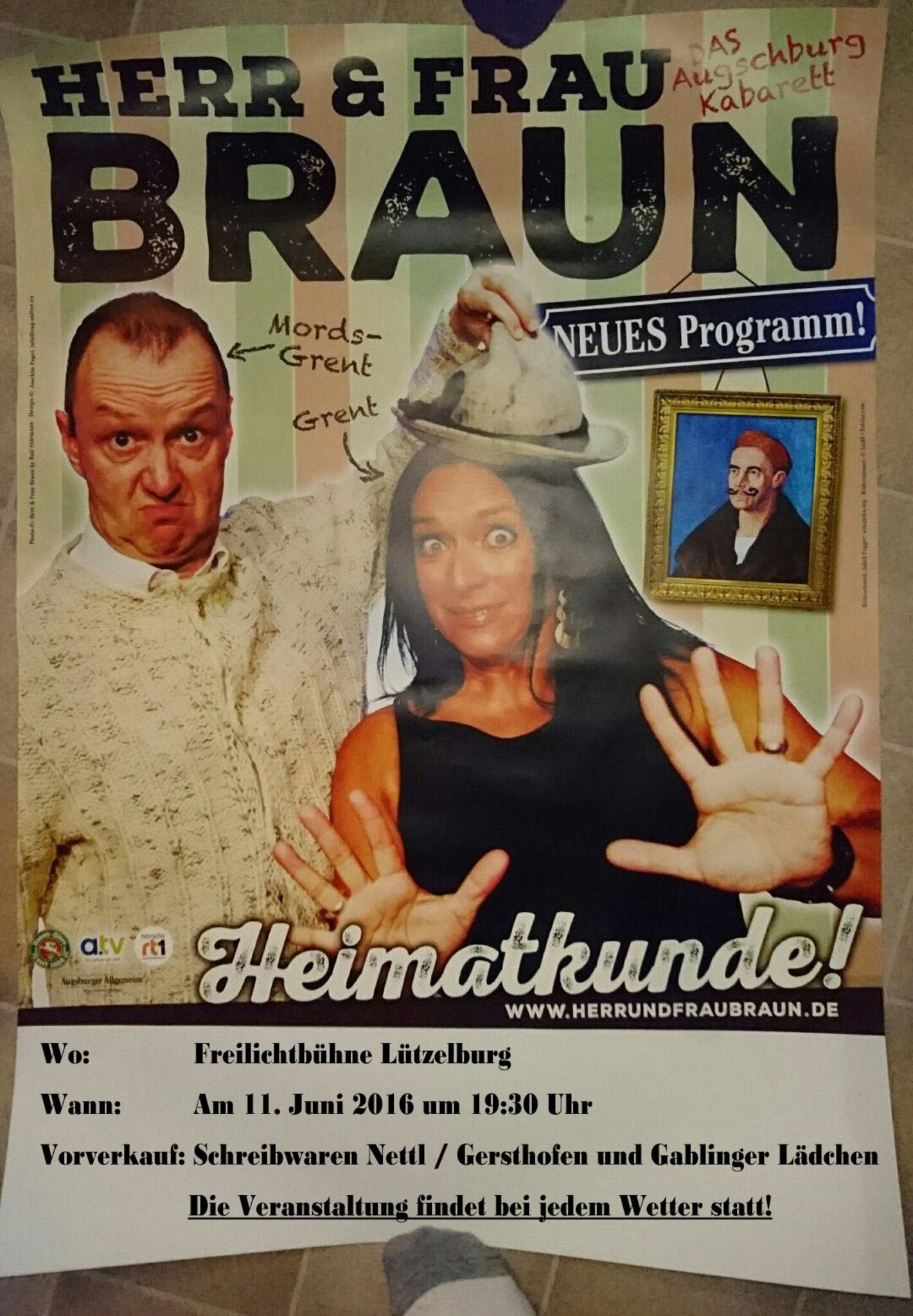 Herr und Frau braun live auf der Freilichtbühne Lützelburg - Gersthofen