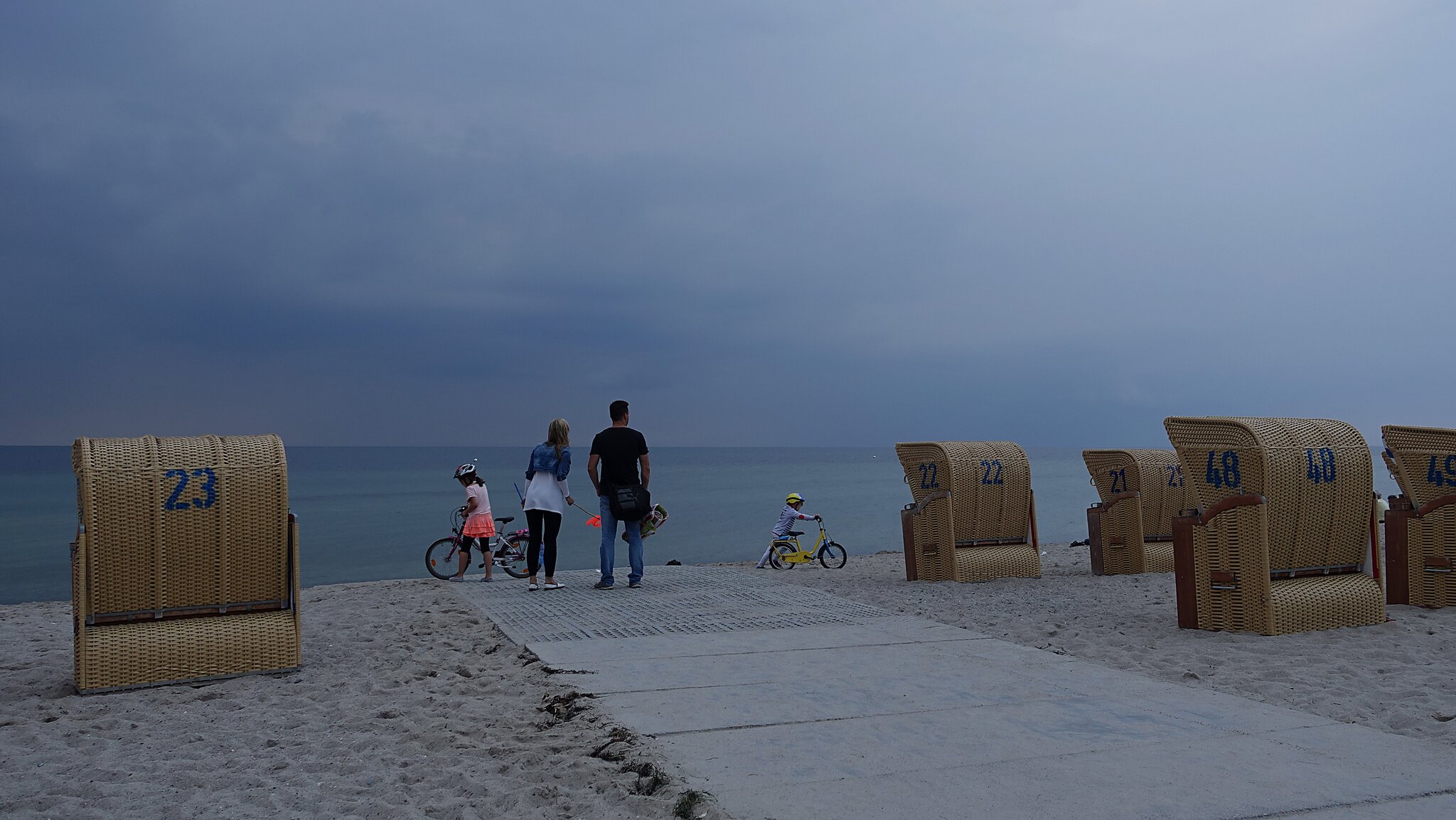 Sommerabend am Strand der Insel Poel - Insel Poel