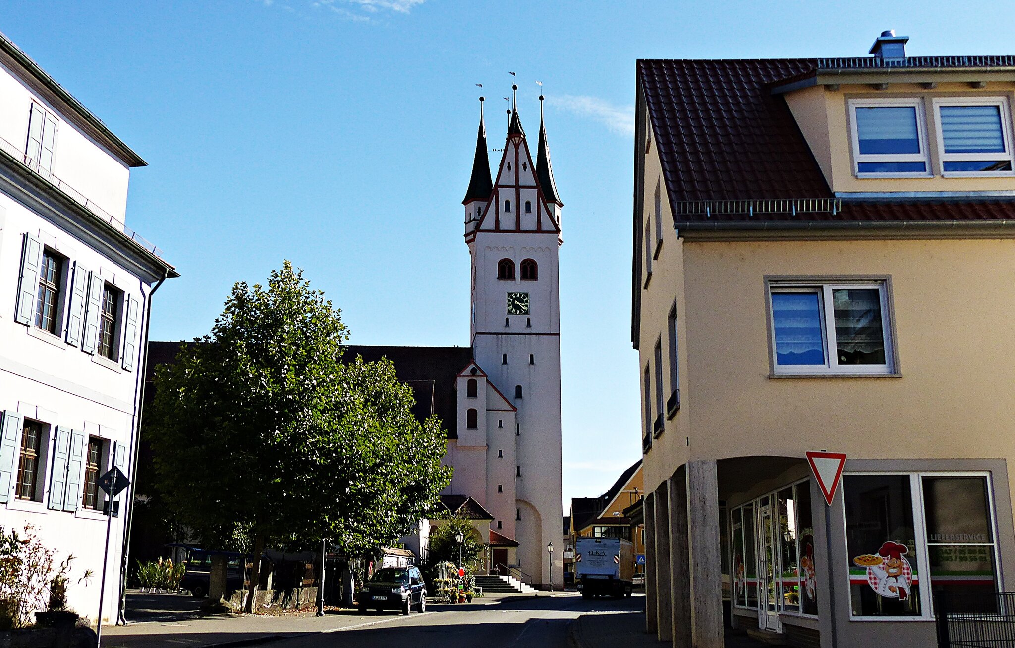 Ungewöhnlicher Kirchturm - Dietenheim