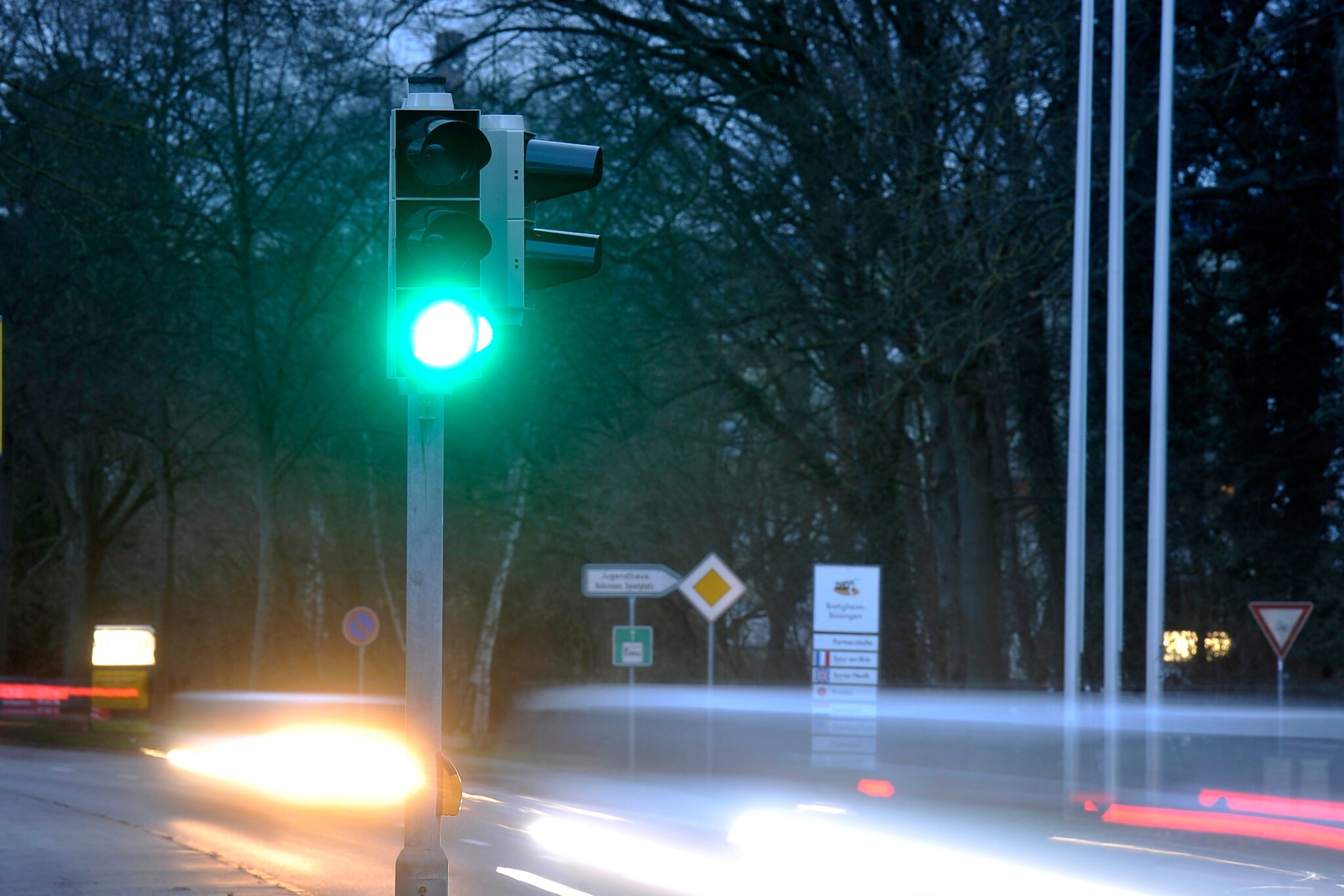 Die Ampel Zeigt Grun