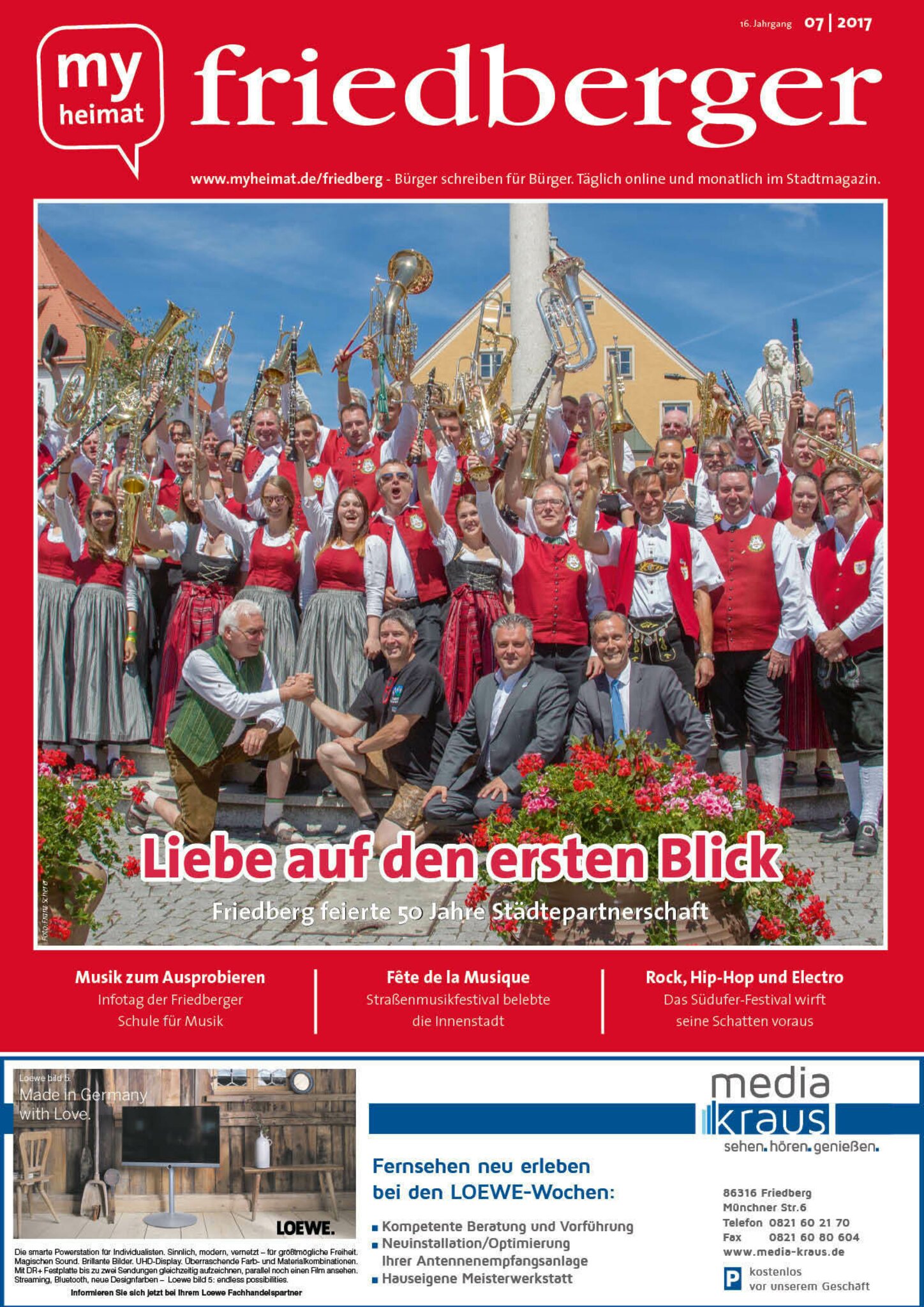 Jetzt neu! Den „friedberger“ 07/2017 hier als E-Paper lesen - Friedberg