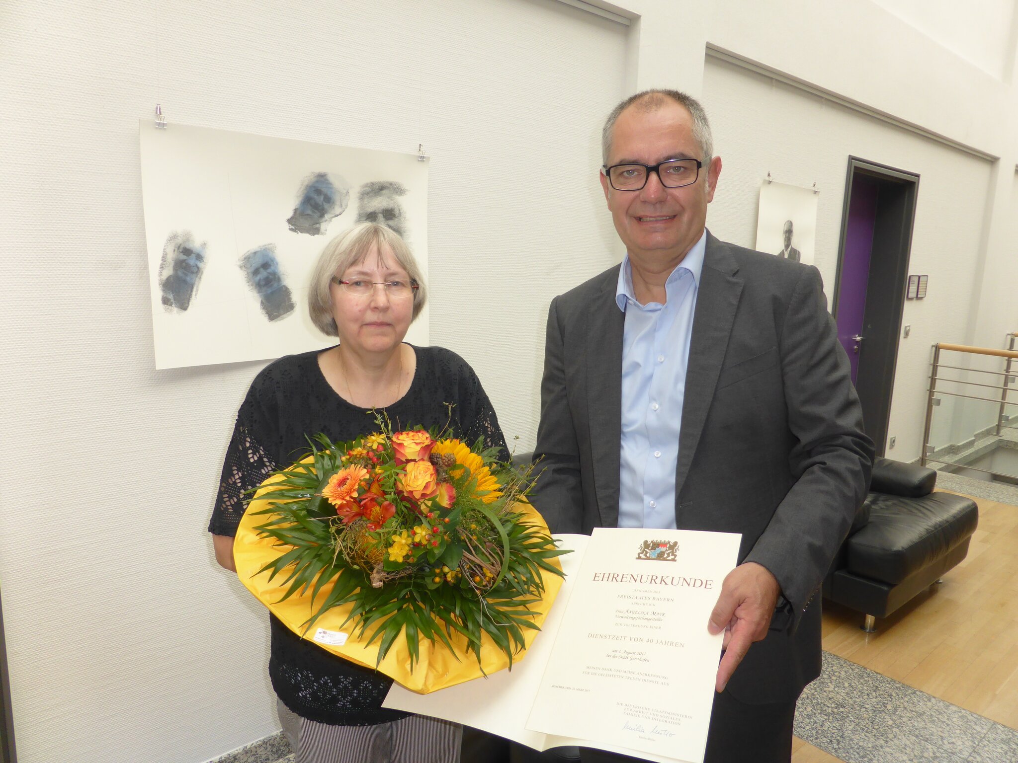 40 Jahre im öffentlichen Dienst: Erster Bürgermeister Michael Wörle ...