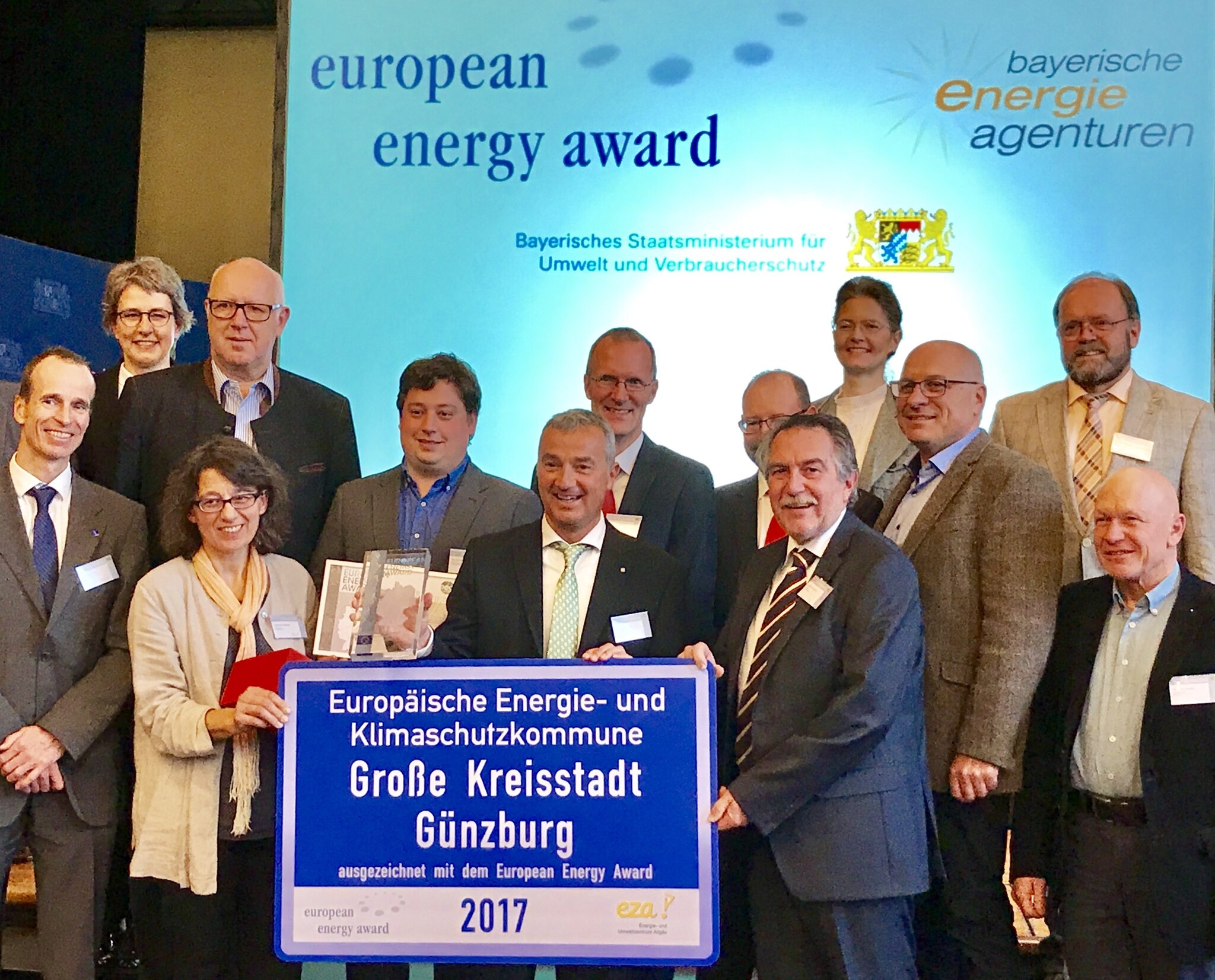 Günzburg für vorbildlichen Klimaschutz ausgezeichnet Verleihung des ...